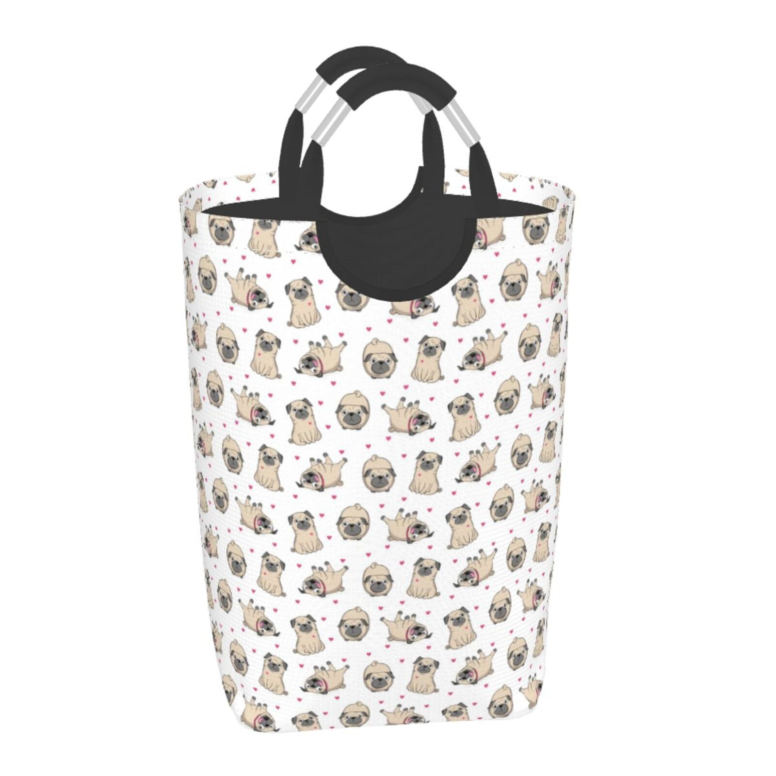 Coaee Pugs for 50L Laundry Baskets with Handles, Collapsible Laundry ...