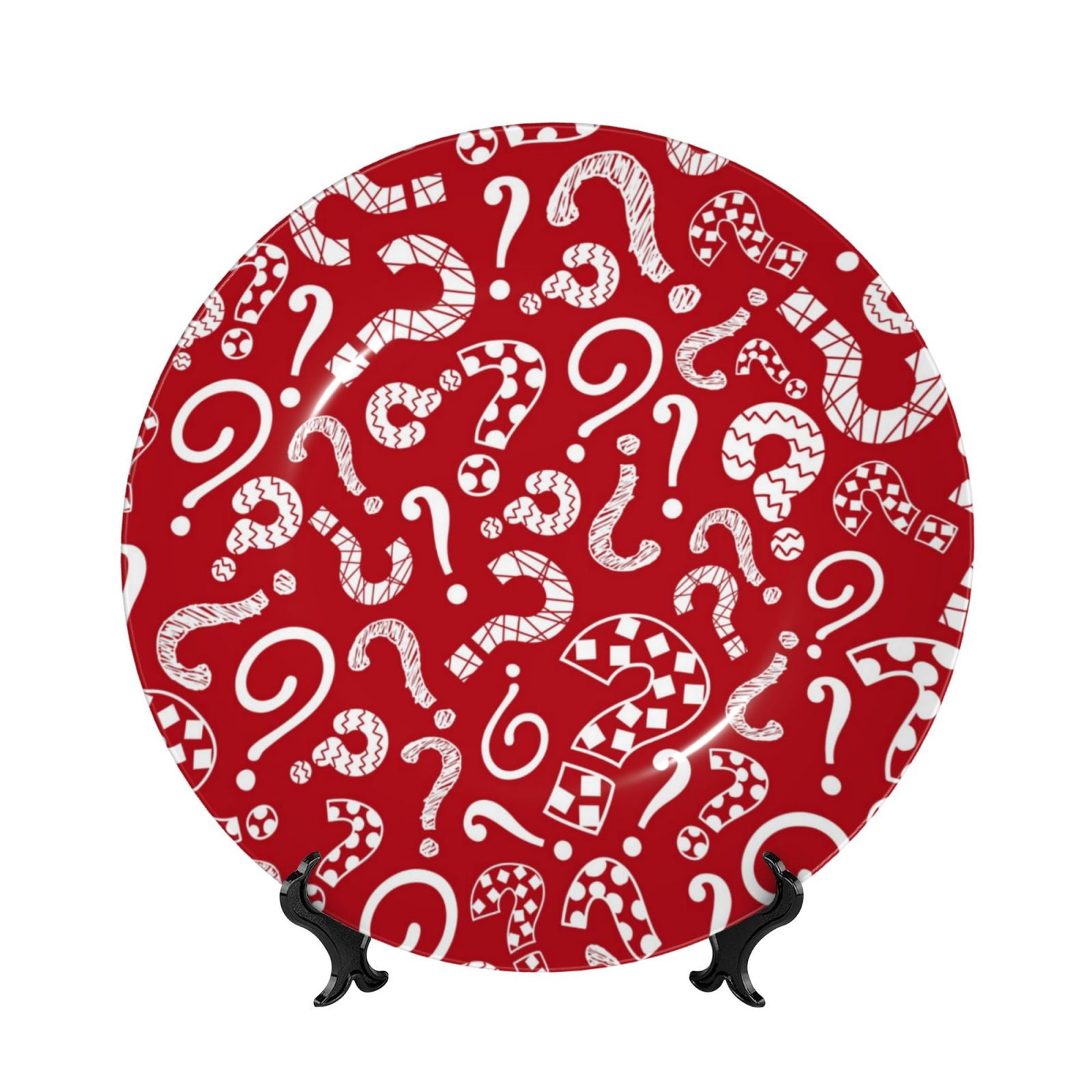 Coaee Question Marks1 for Bone China Decorative Plate Decorative Plate ...