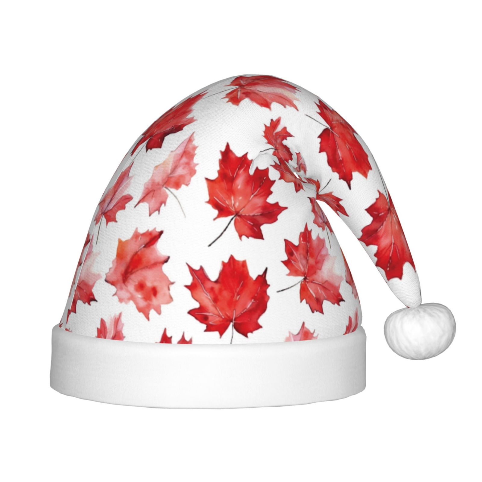 Coaee Realistic Maple Leaf for Christmas Hat for Kids Santa Hat ...