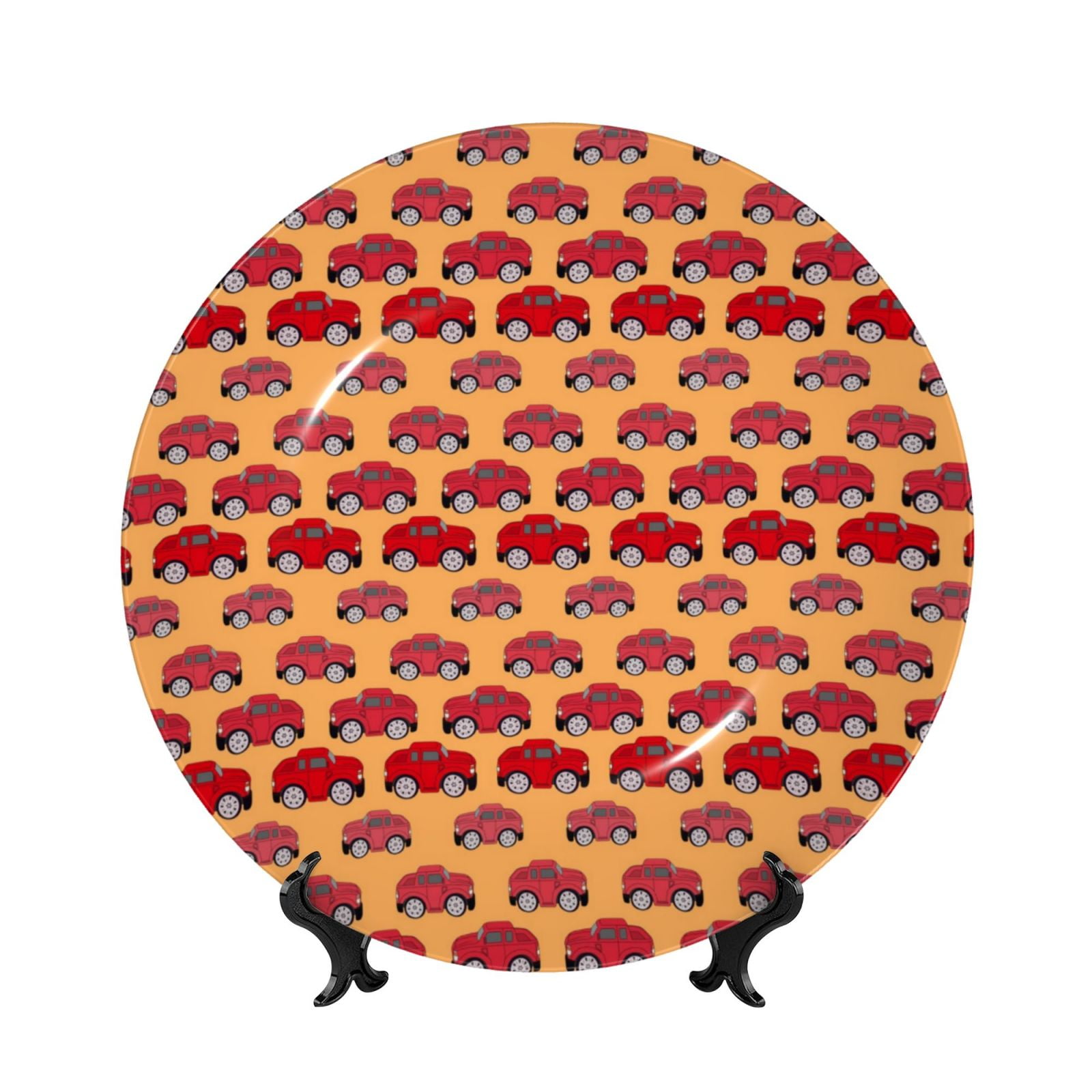 Coaee Red Cars for Bone China Decorative Plate Decorative Plate for ...