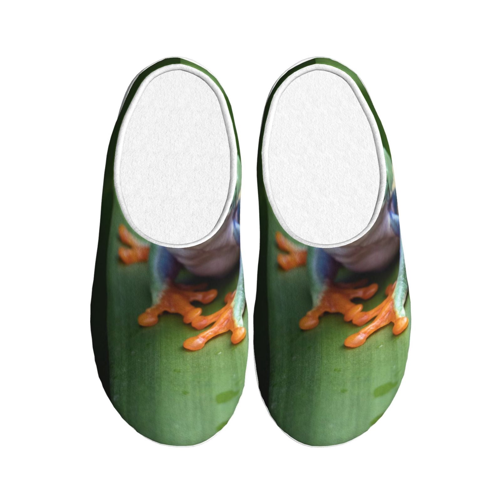 Coaee Red-Eyed Tree Frog for Mens Slippers Indoor Slip On Shoes ...