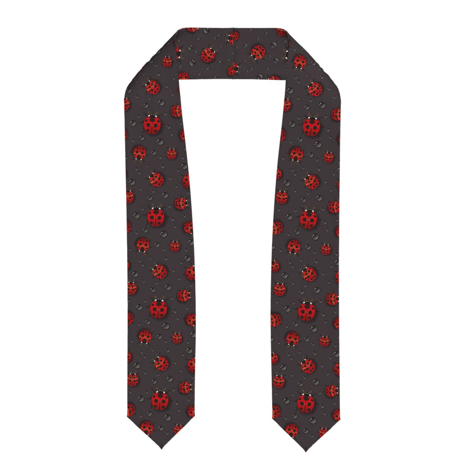 Coaee Red Ladybugs Graduation Stole, Unisex, 72" Long Graduation Stole ...