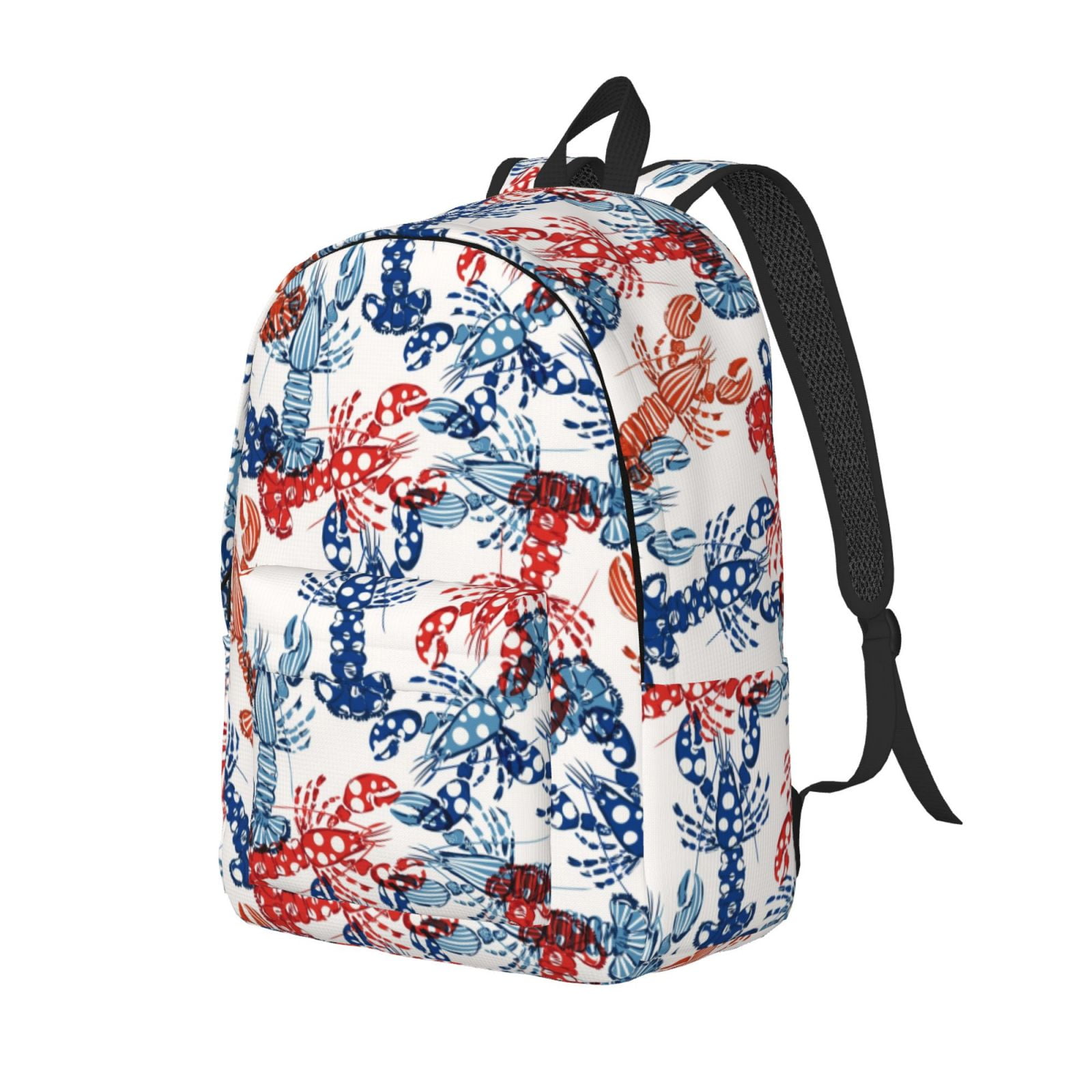 Coaee Red Lobster for Canvas Backpack for Hiking, Camping, Traveling ...