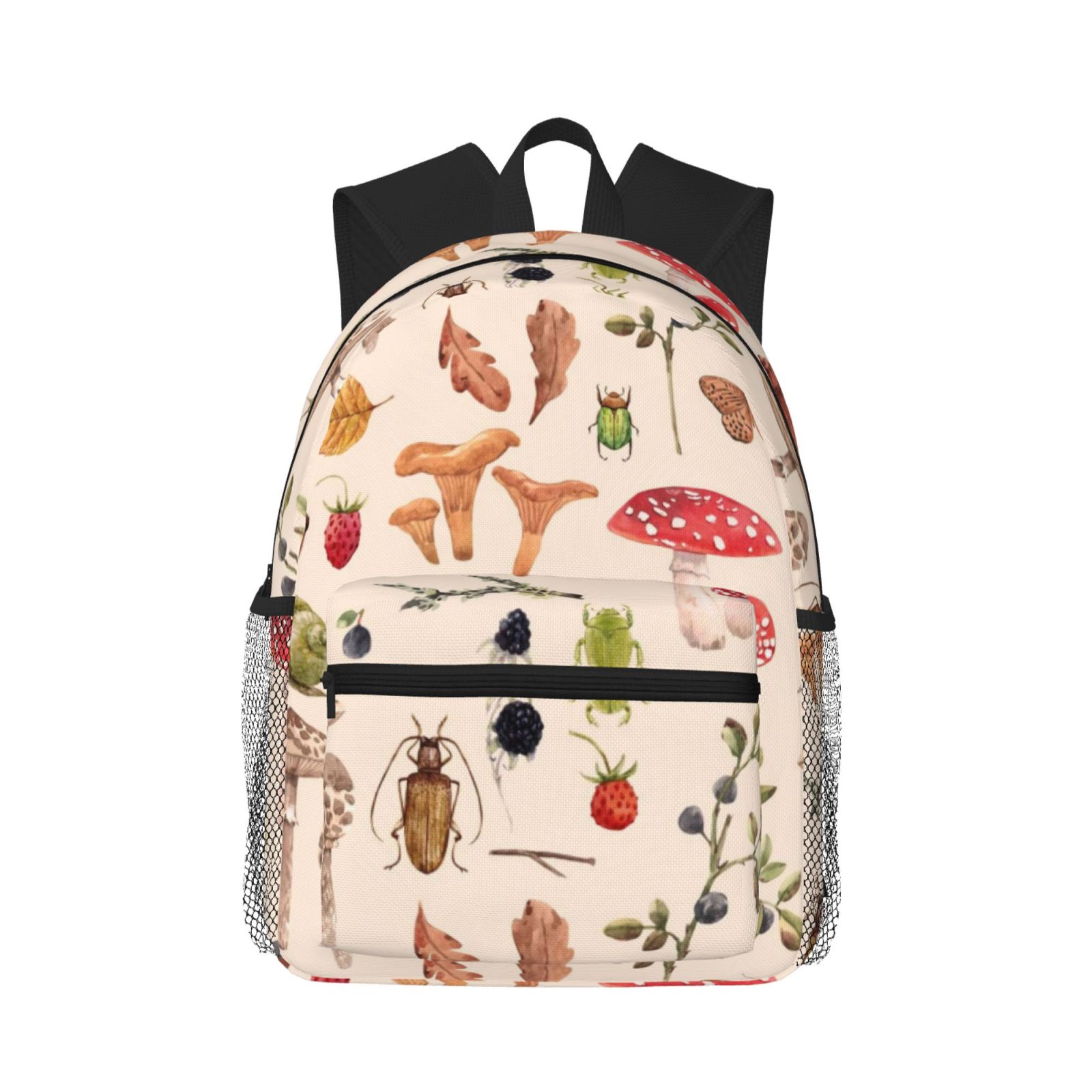 Coaee Retro Autum Mushrooms Light Casual Backpack Daily use backpack ...