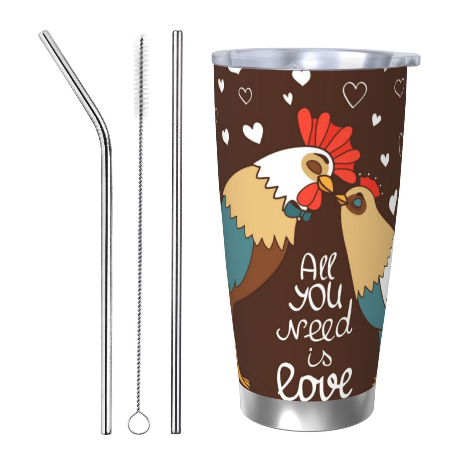 Coaee Rooster And Chicken for 20oz Insulated Kettle Water Bottle For ...