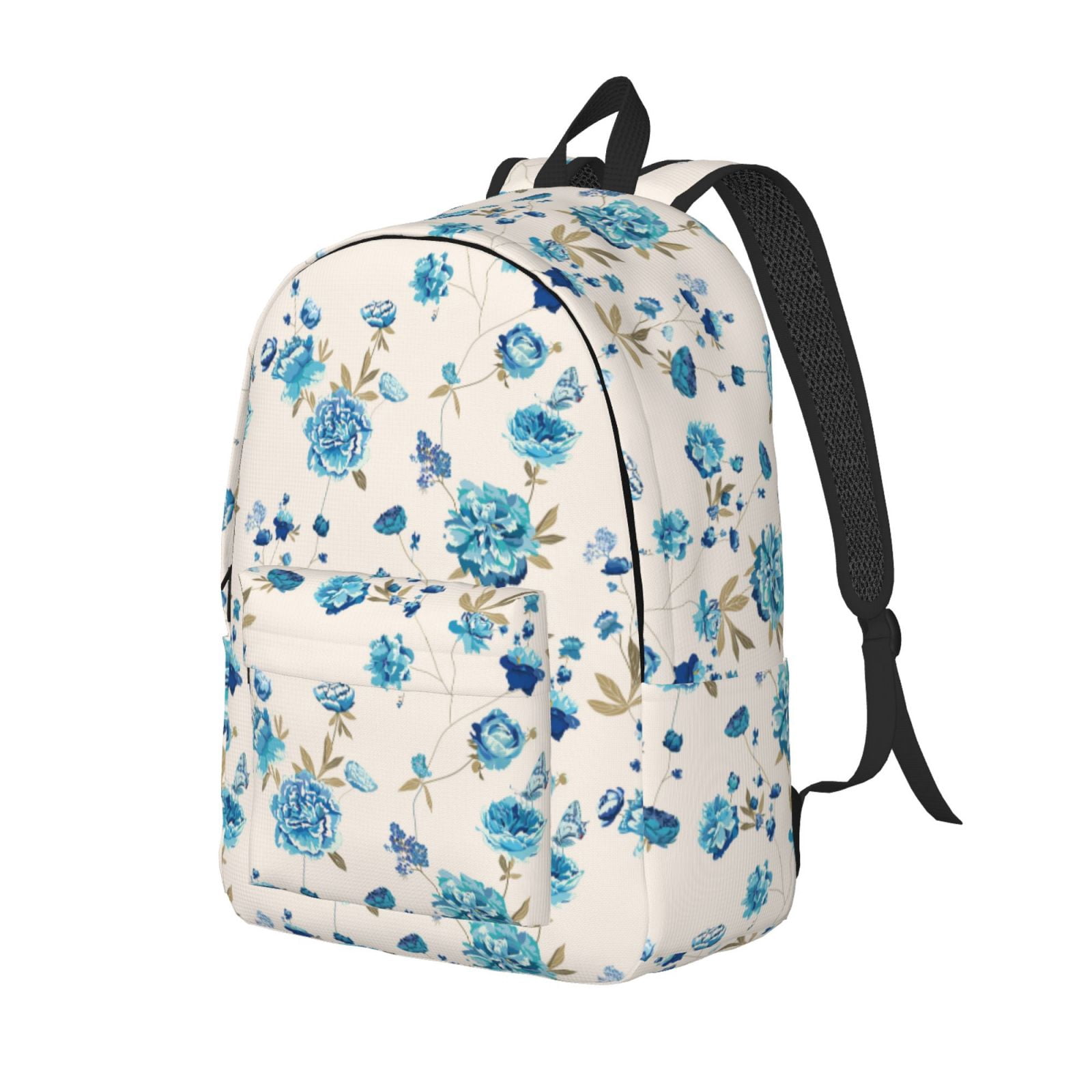 Coaee Rose Flowers for Canvas Backpack for Hiking, Camping, Traveling ...