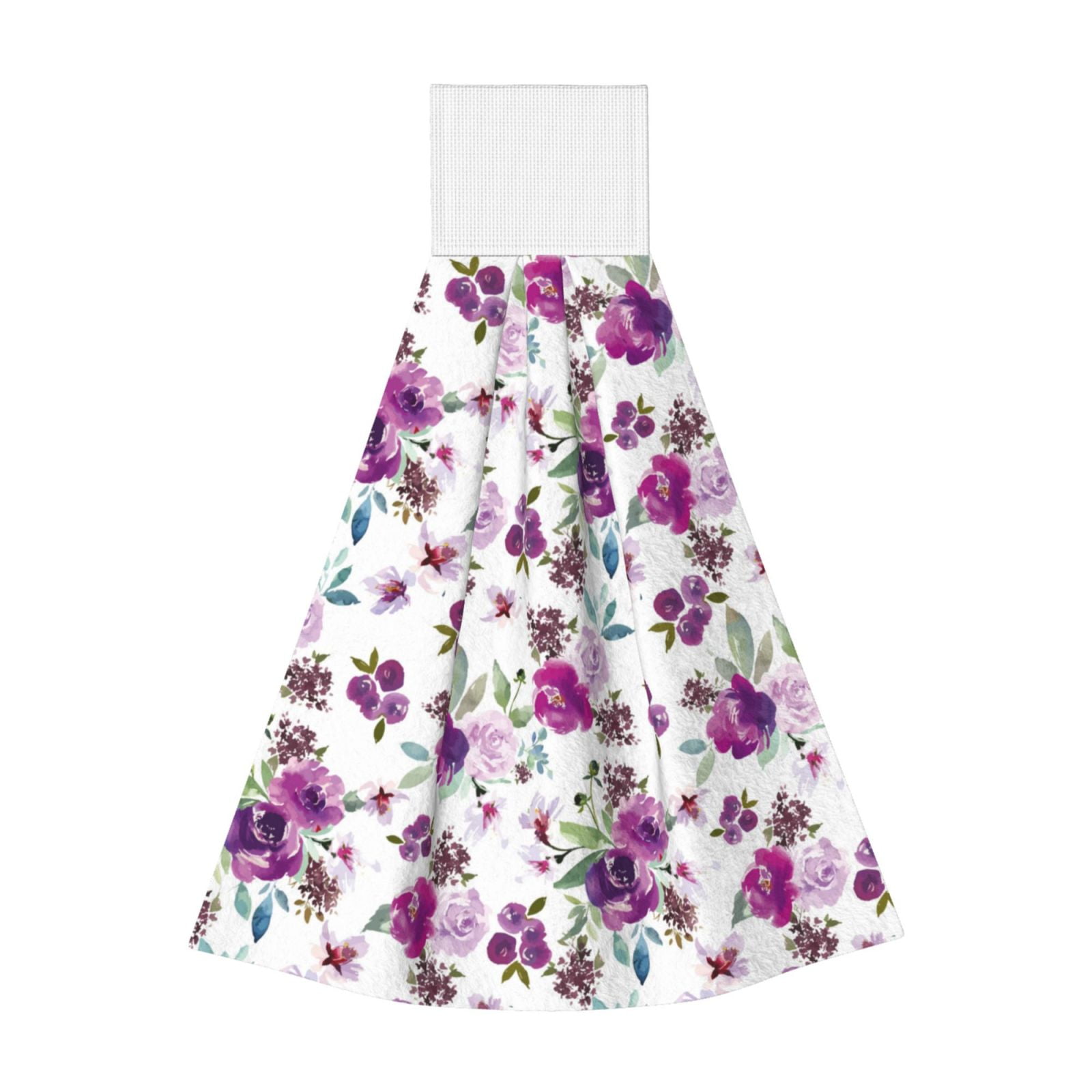 Coaee Rose Flowers for Fast Absorbent Hanging Towels with Velcro for ...