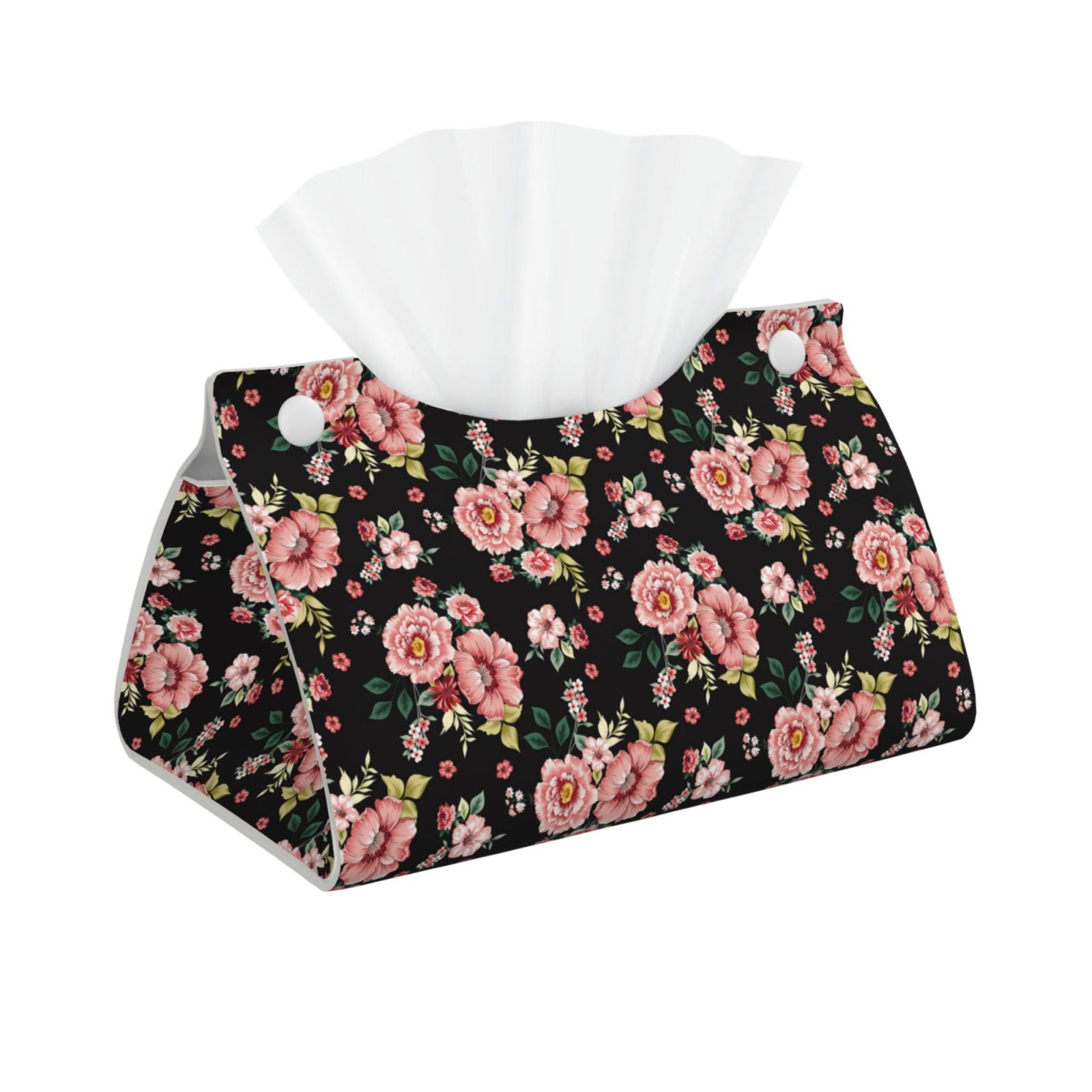 Coaee Rose Flowers for Large Tissue Box Cover Rectangular for Bathroom ...