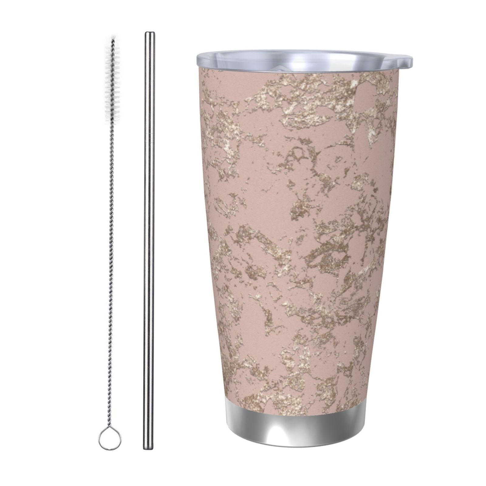 Coaee Rose Gold Marble Texture for 20oz Insulated Kettle Water Bottle ...