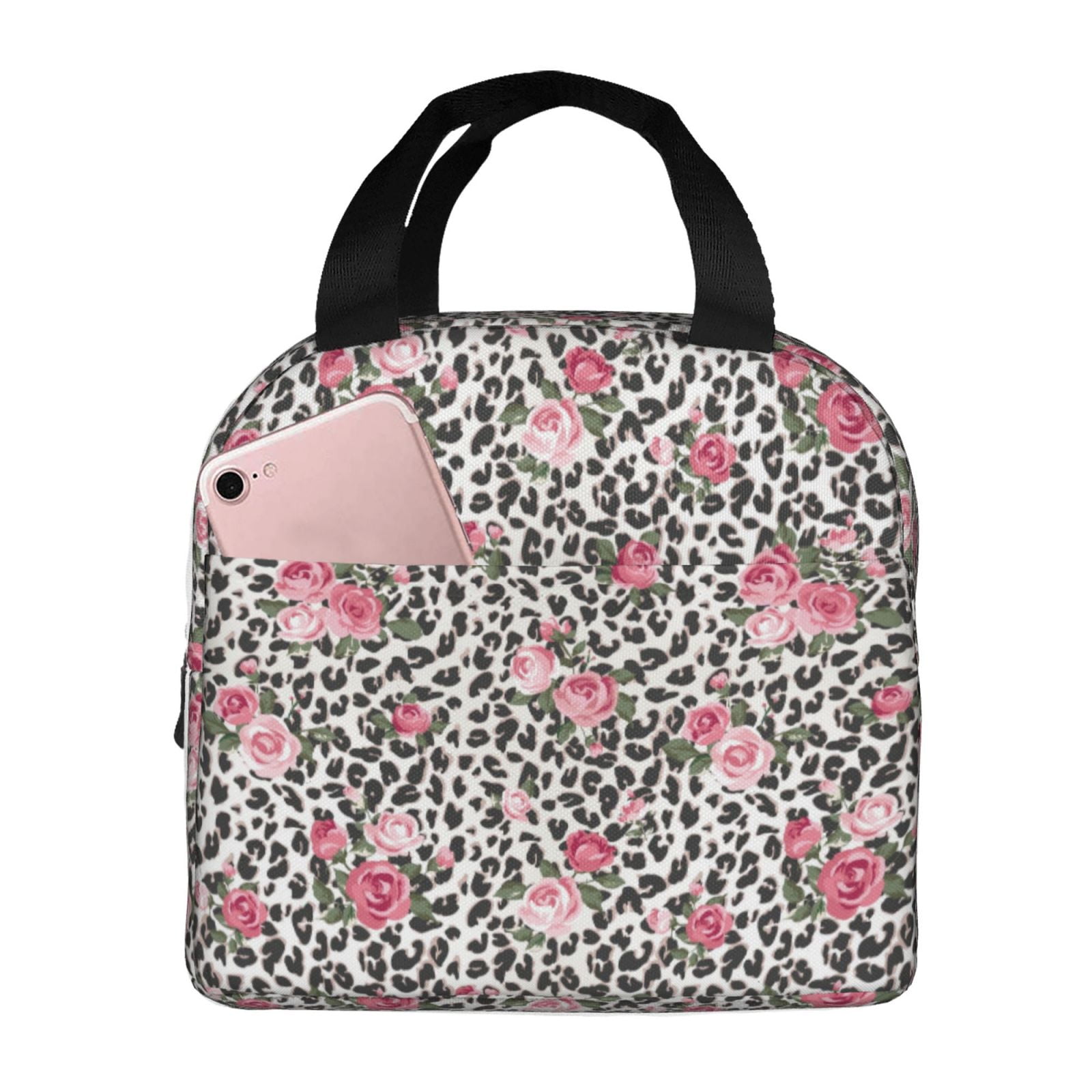 Coaee Rose Mix Leopard 3 for Reusable Thermal Soft Leakproof Lunch Box ...