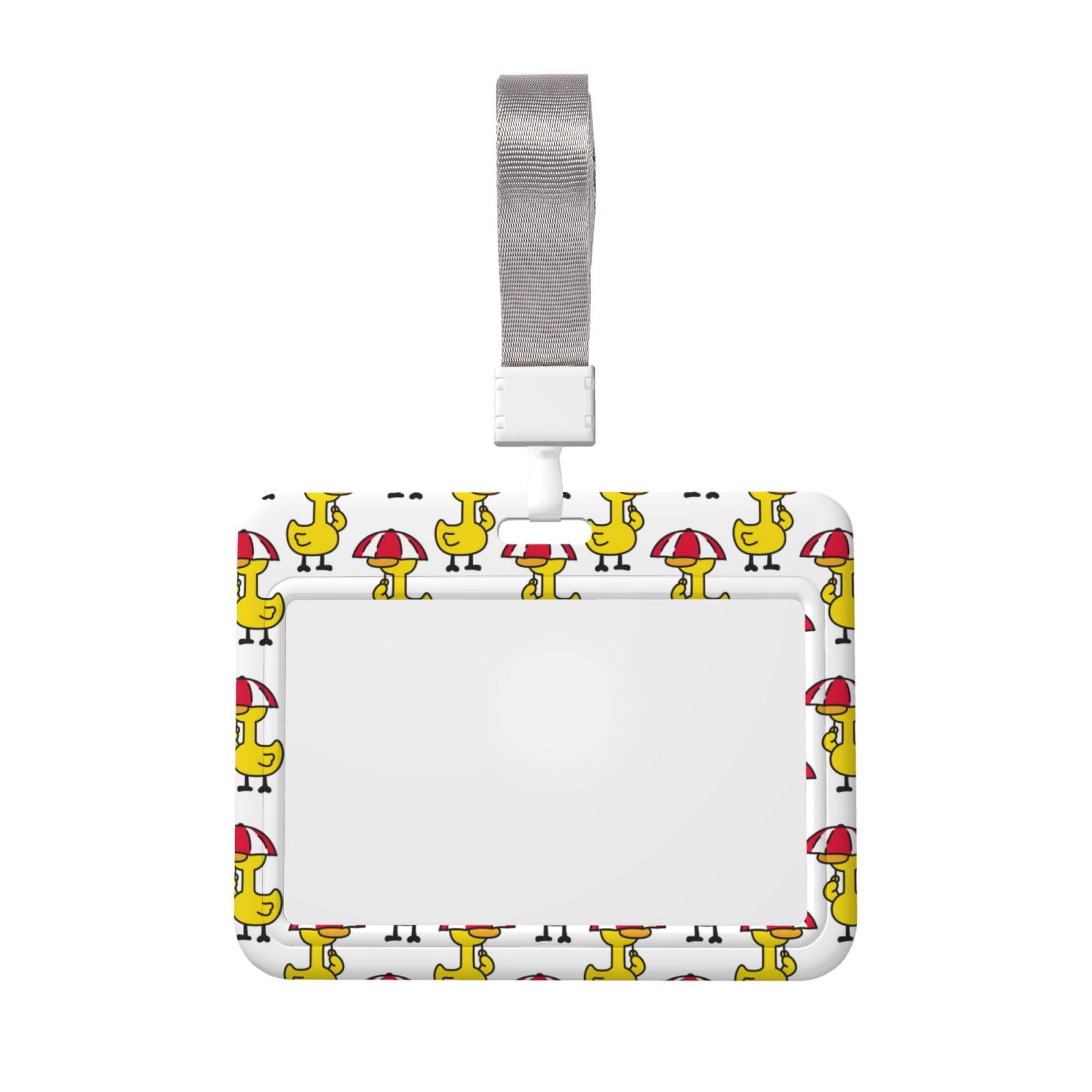 Coaee Rubber Duck Chicken Bird for Card Badge Holder Soft Waterproof ...