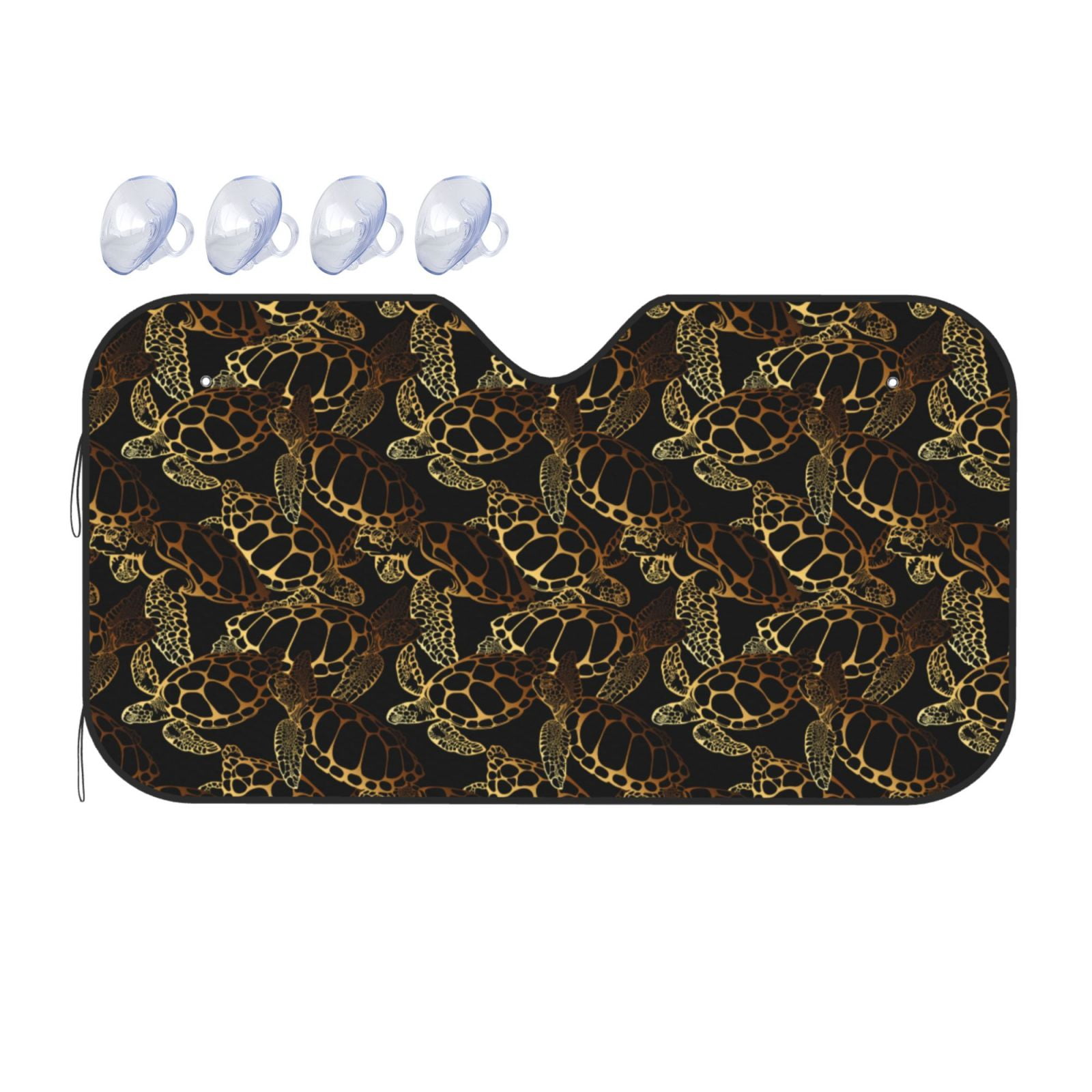 Coaee Sea Turtle With Ocean for Car Sunshade Windshield Sun Shade ...