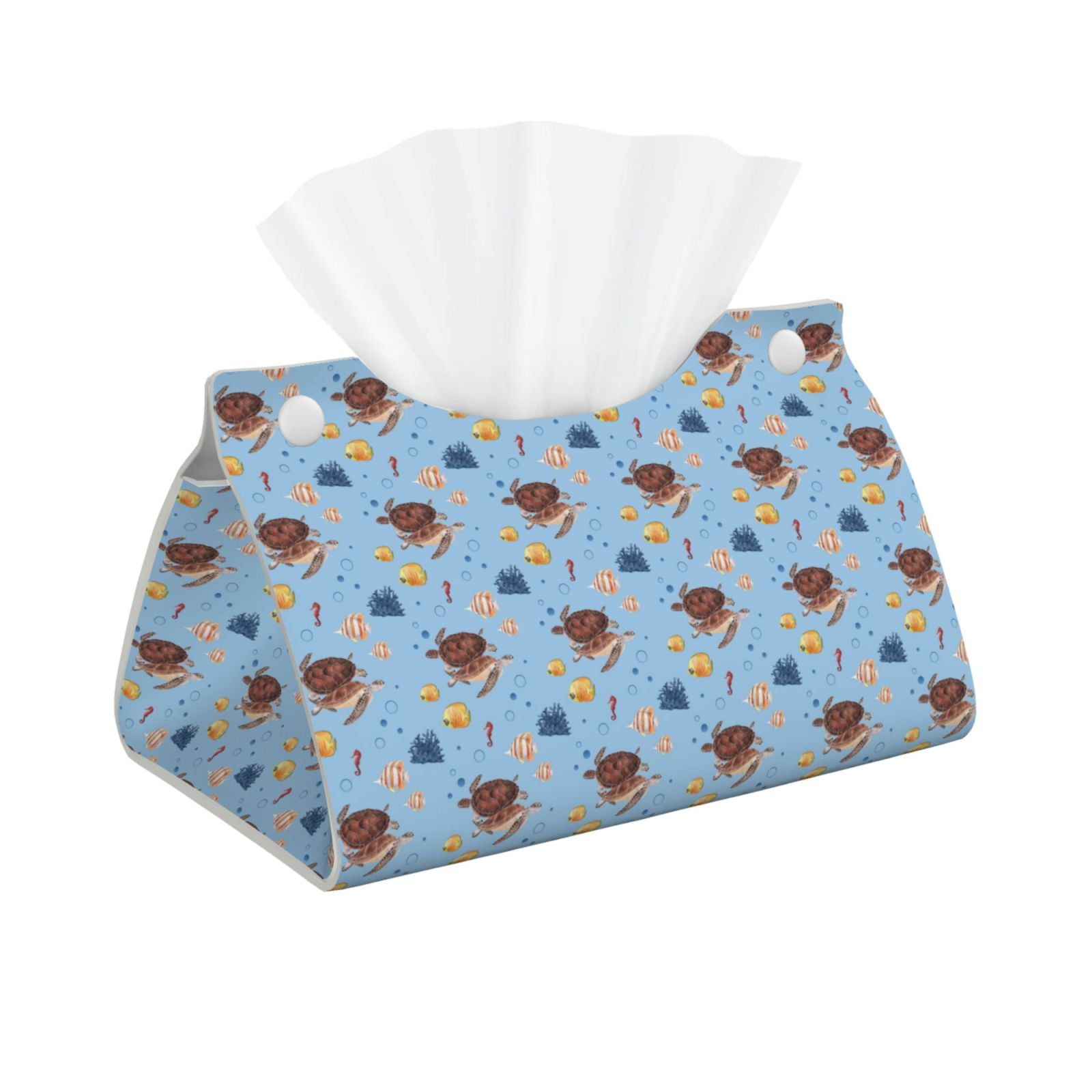 Coaee Sea Turtle for Large Tissue Box Cover Rectangular for Bathroom ...