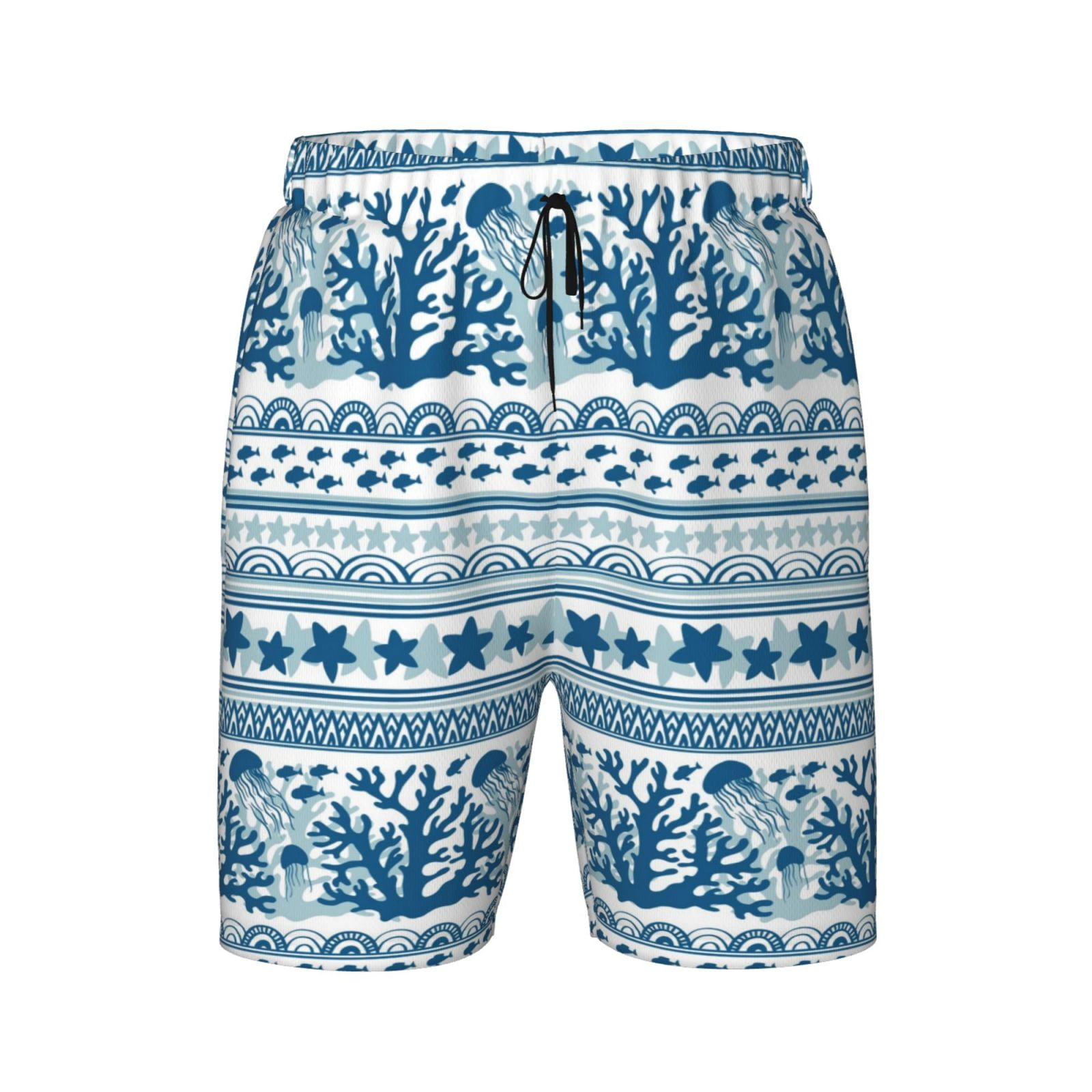 Coaee Sea Underwater Jellyfish for Boys Swim Trunks Compression Liner ...