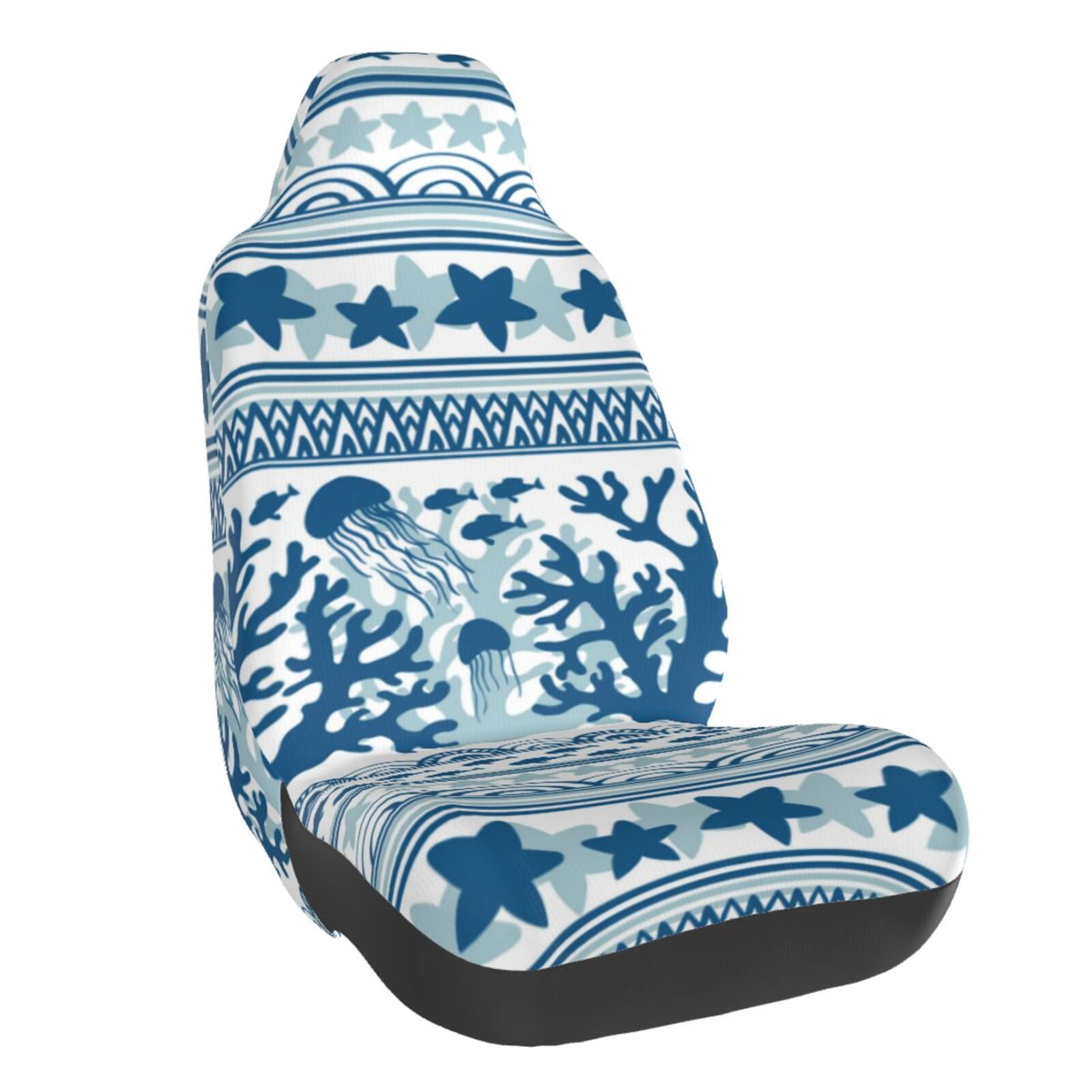 Coaee Sea Underwater Jellyfish for Front Car Seat Covers Automotive ...