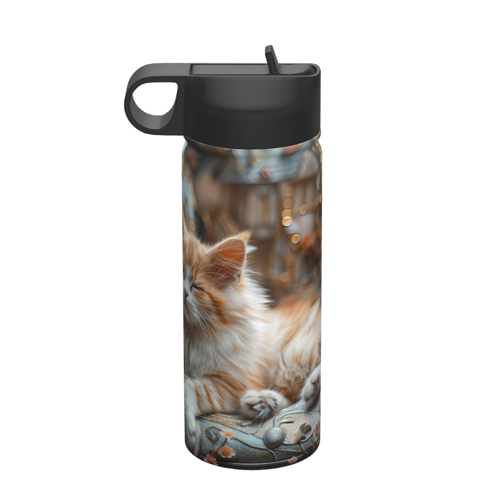 Coaee Serene Kitten Kingdom for 18oz Insulated Kettle With Straw ...