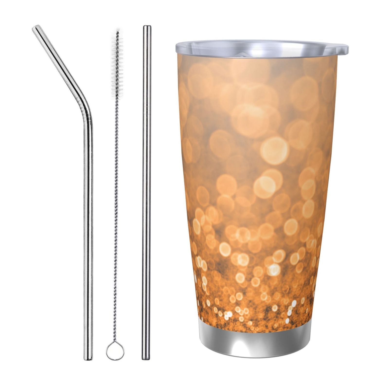 Coaee Sparkling Orange and Black for 20oz Insulated Kettle Water Bottle ...