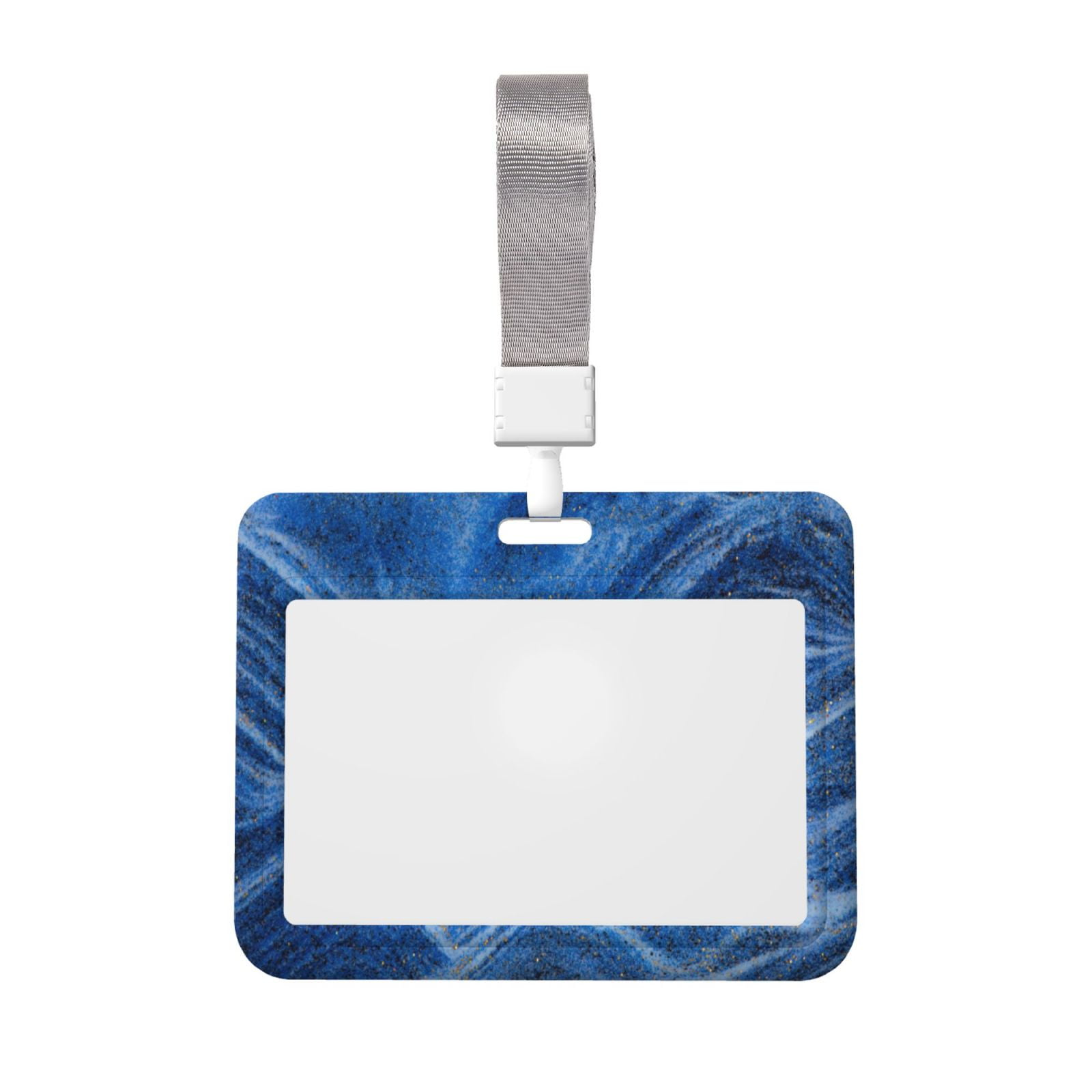 Coaee Sparkling With Blue for Card Badge Holder Soft Waterproof Card ...