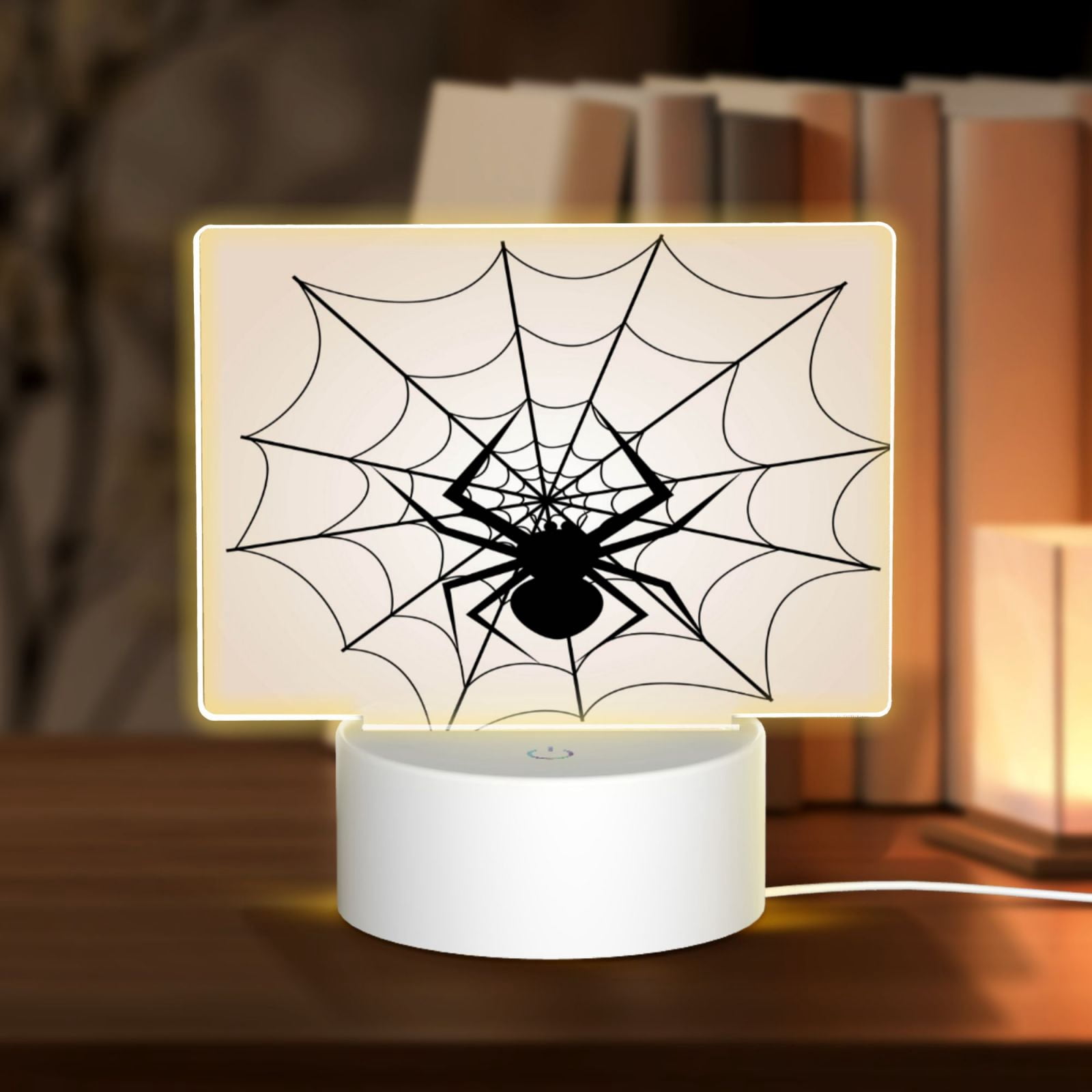 Coaee Spiders On The Web 1 for Rectangular Acrylic LED Desk Lamp 3 ...