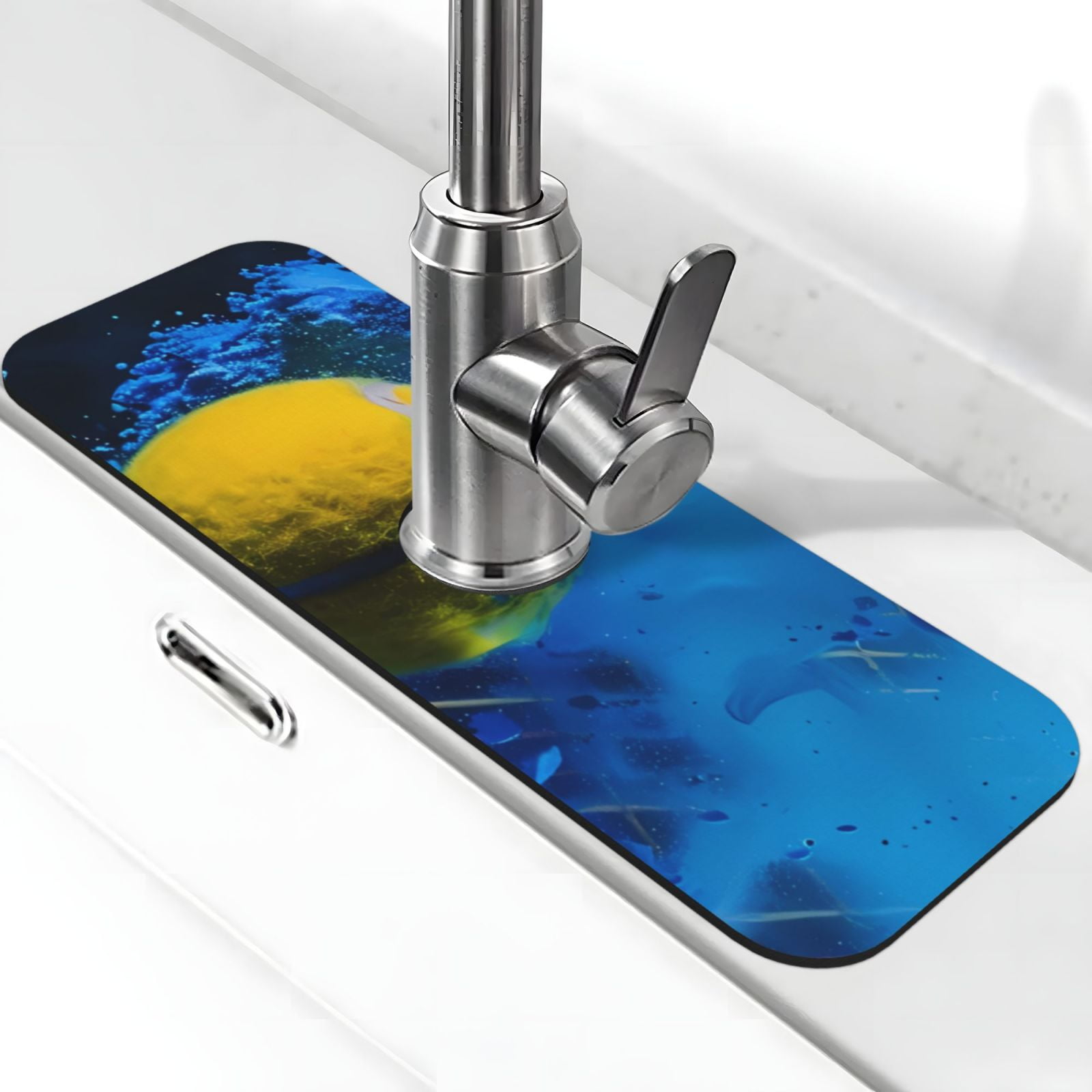 Coaee Sports Tennis Ball for Kitchen Sink Splash Guard Sink Faucet Mat ...