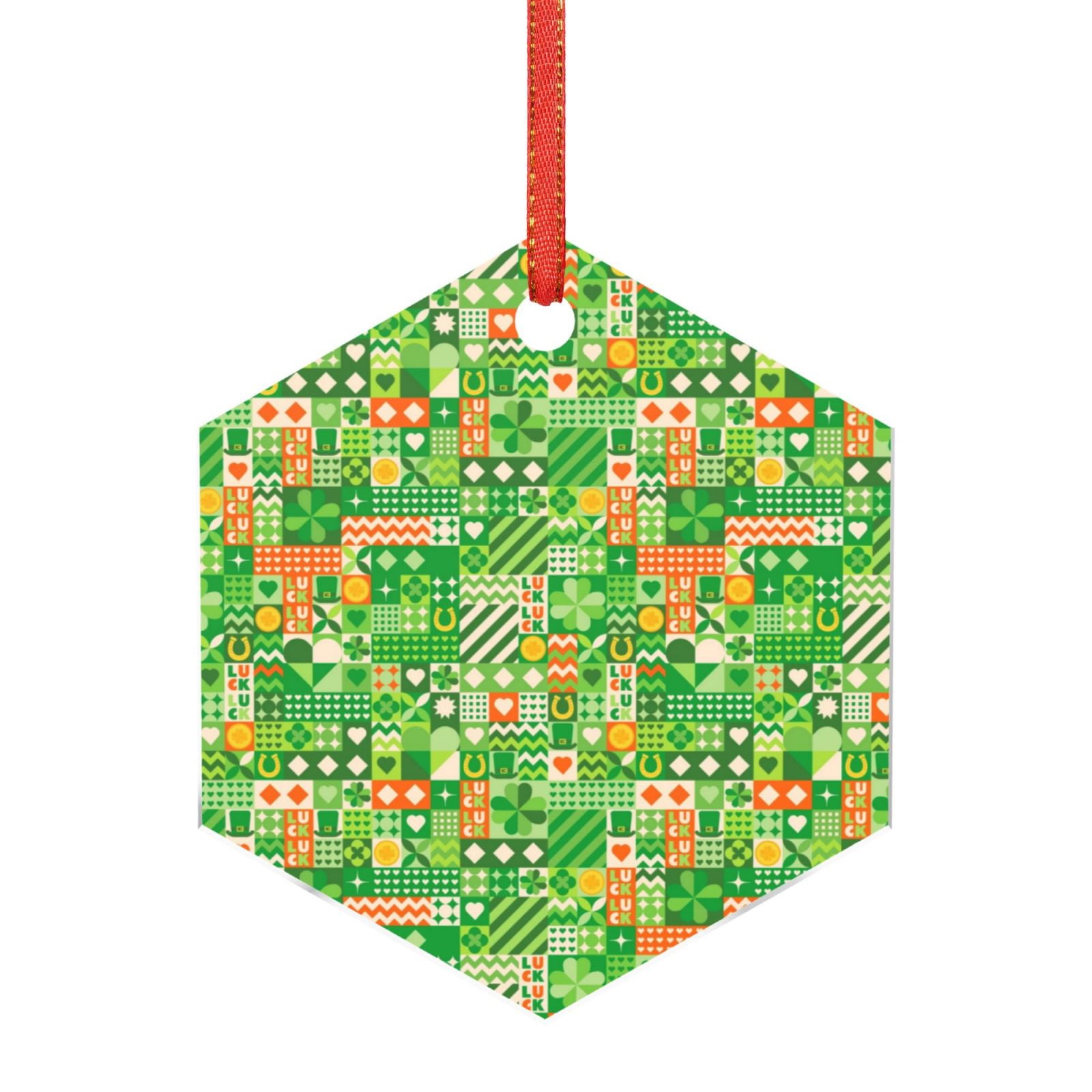 Coaee St Patrick's Day6 for Acrylic Ornament Funny Santa Claus ...