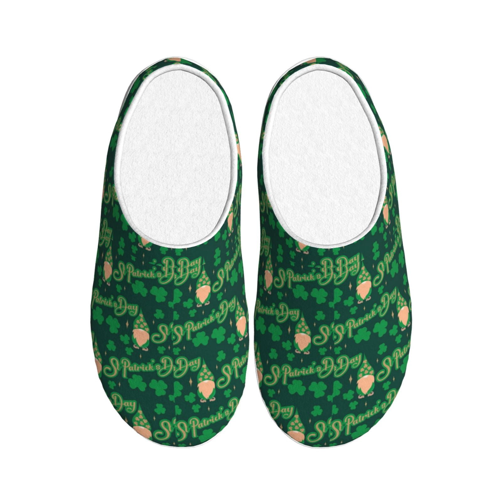 Coaee St Patrick's Day9 for Mens Slippers Indoor Slip On Shoes Slippers ...