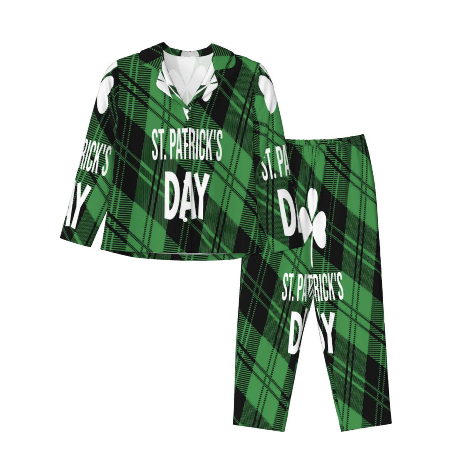 Coaee St Patrick's day for Pajamas for Women Set Women's Long-Sleeved ...