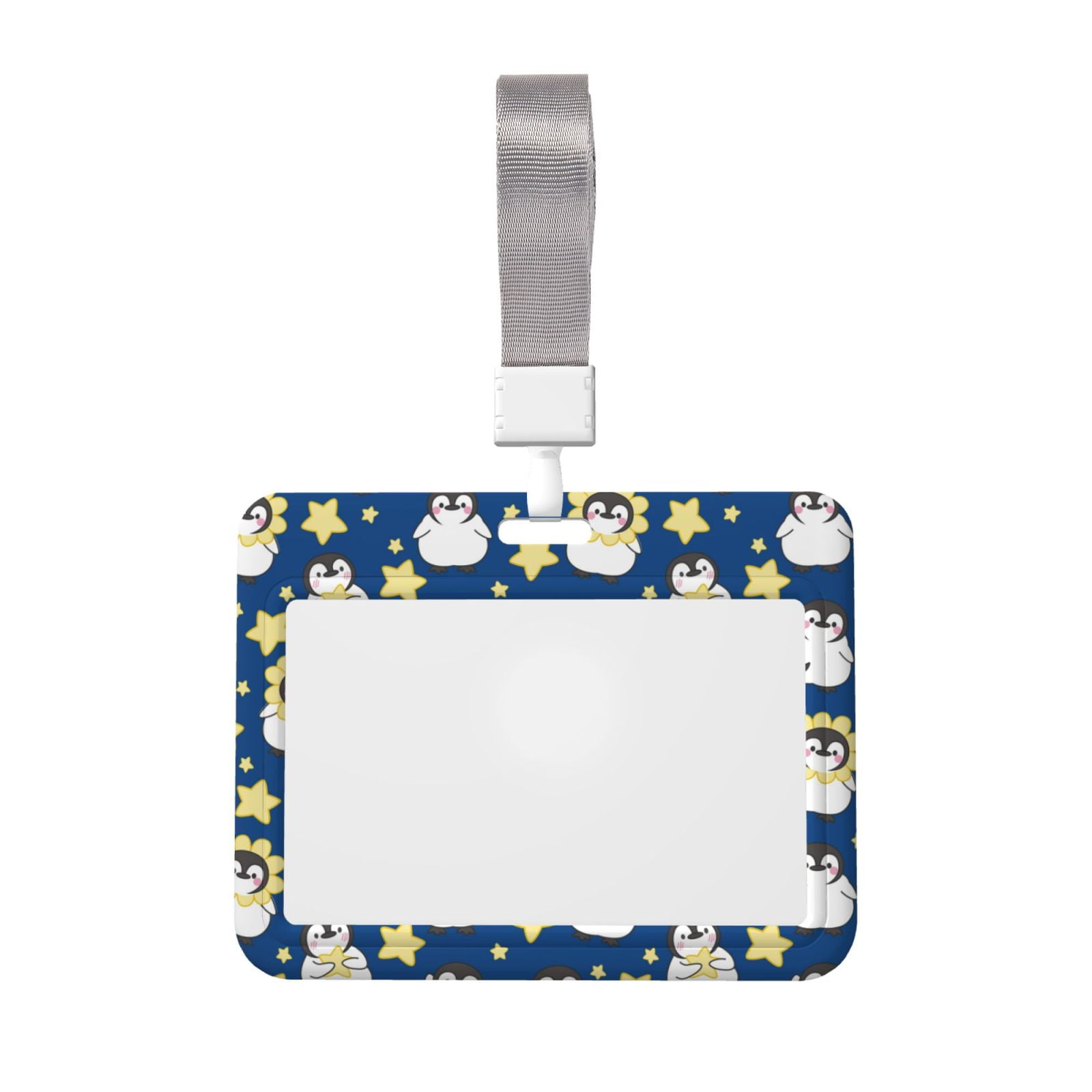 Coaee Star Penguin for Card Badge Holder Soft Waterproof Card Protector ...