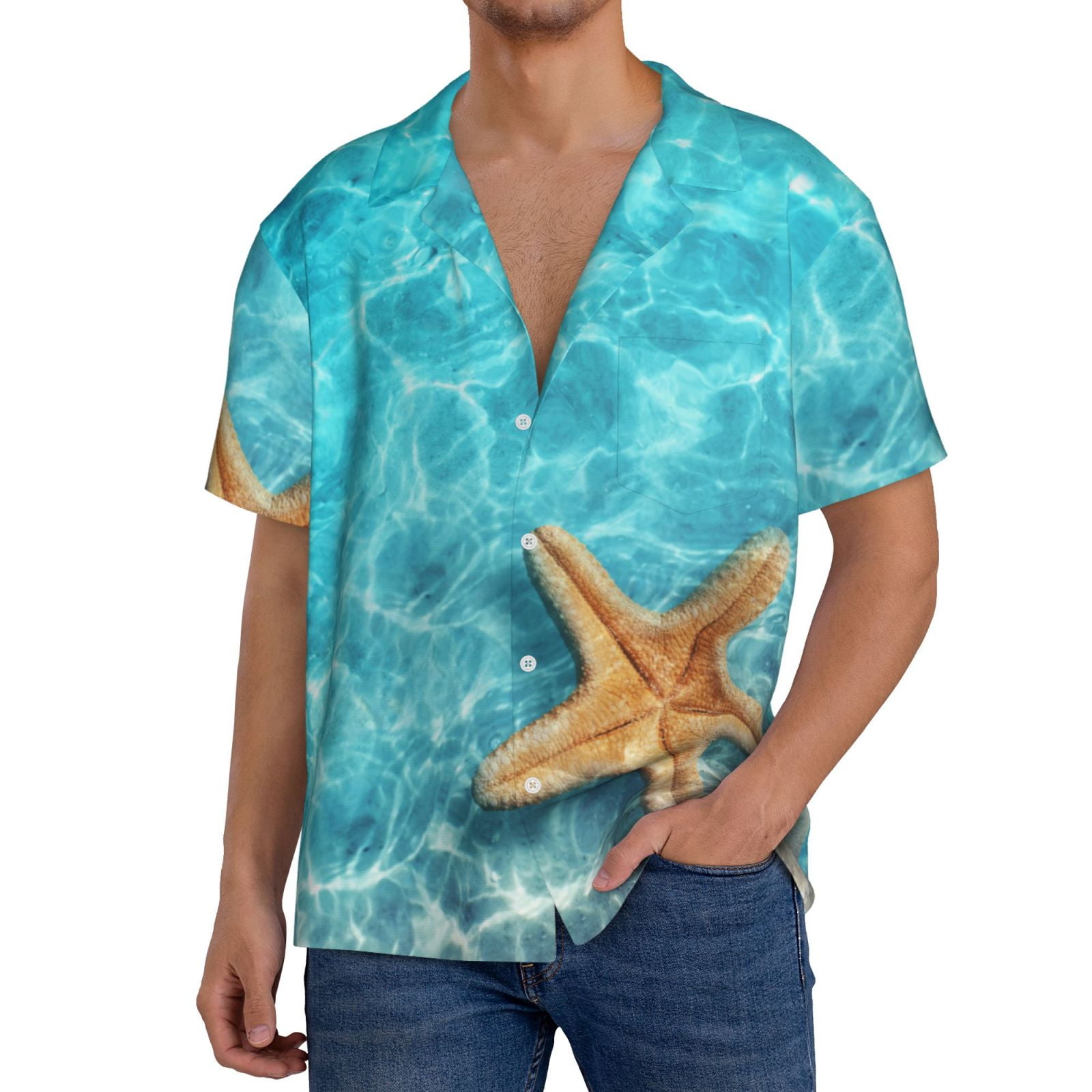 Coaee Starfish And Seashell On The Beach 1 Coaee {designName} for Men's ...