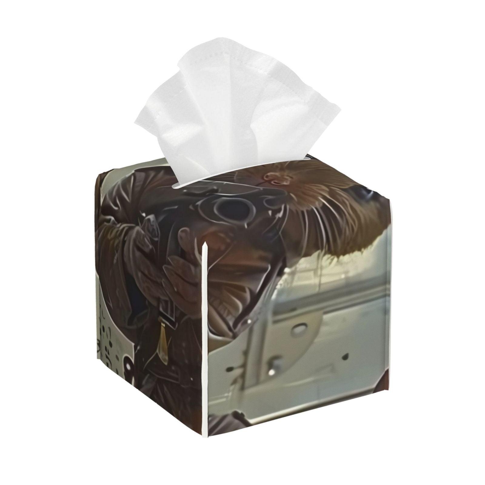 Coaee Steampunk Space Mice Warriors for Leather Tissue Box Cover Square ...