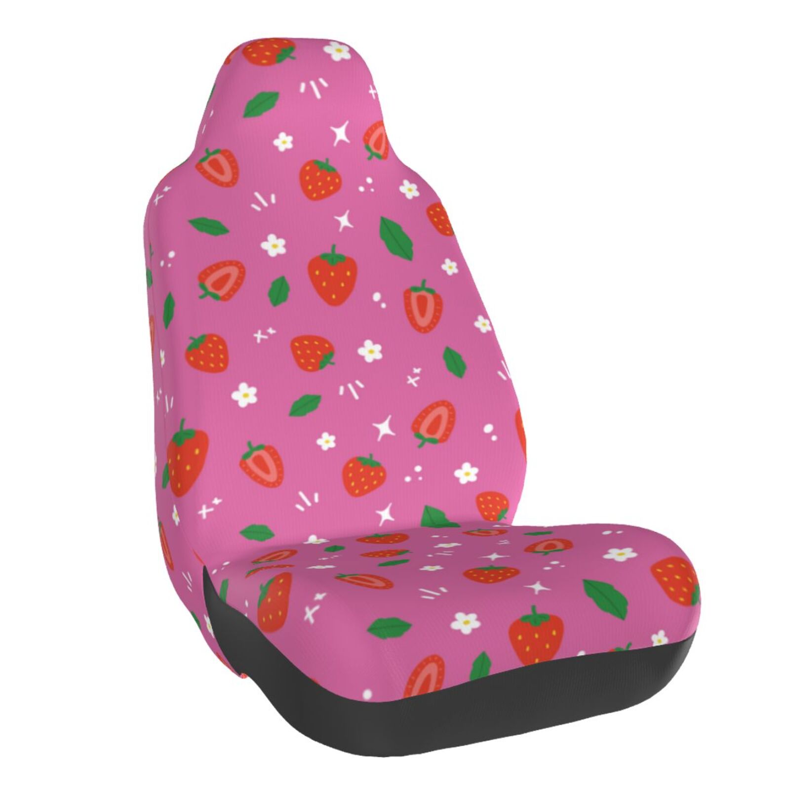 Coaee Strawberry Floral for Front Car Seat Covers Automotive Seat ...