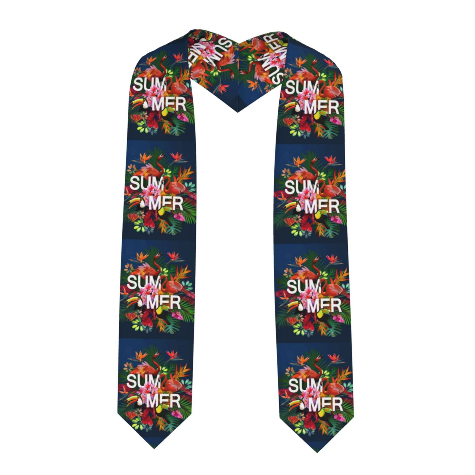 Coaee Summer Birds and Flowers Graduation Stole, Unisex, 72" Long ...