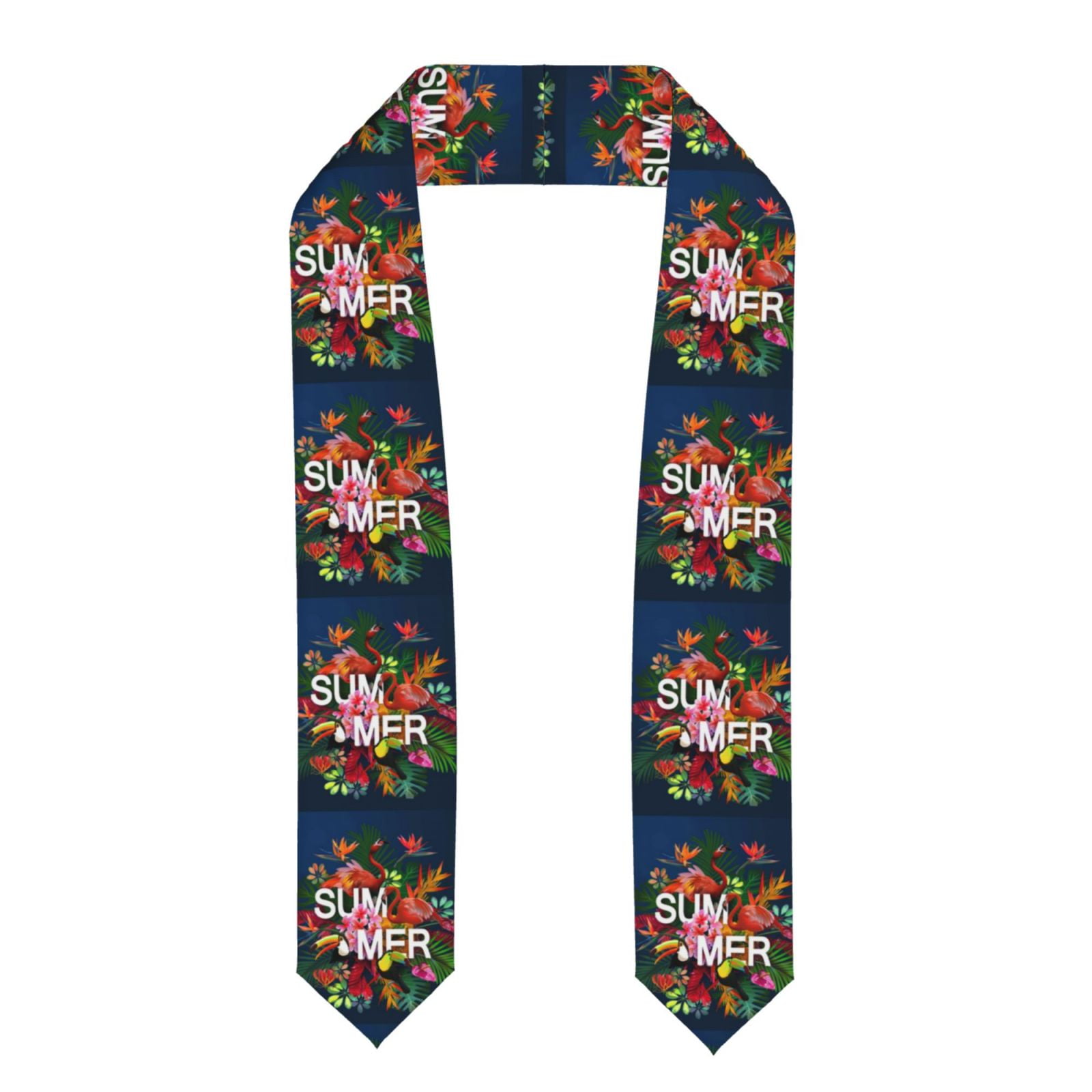 Coaee Summer Birds and Flowers Graduation Stole, Unisex, 72" Long ...