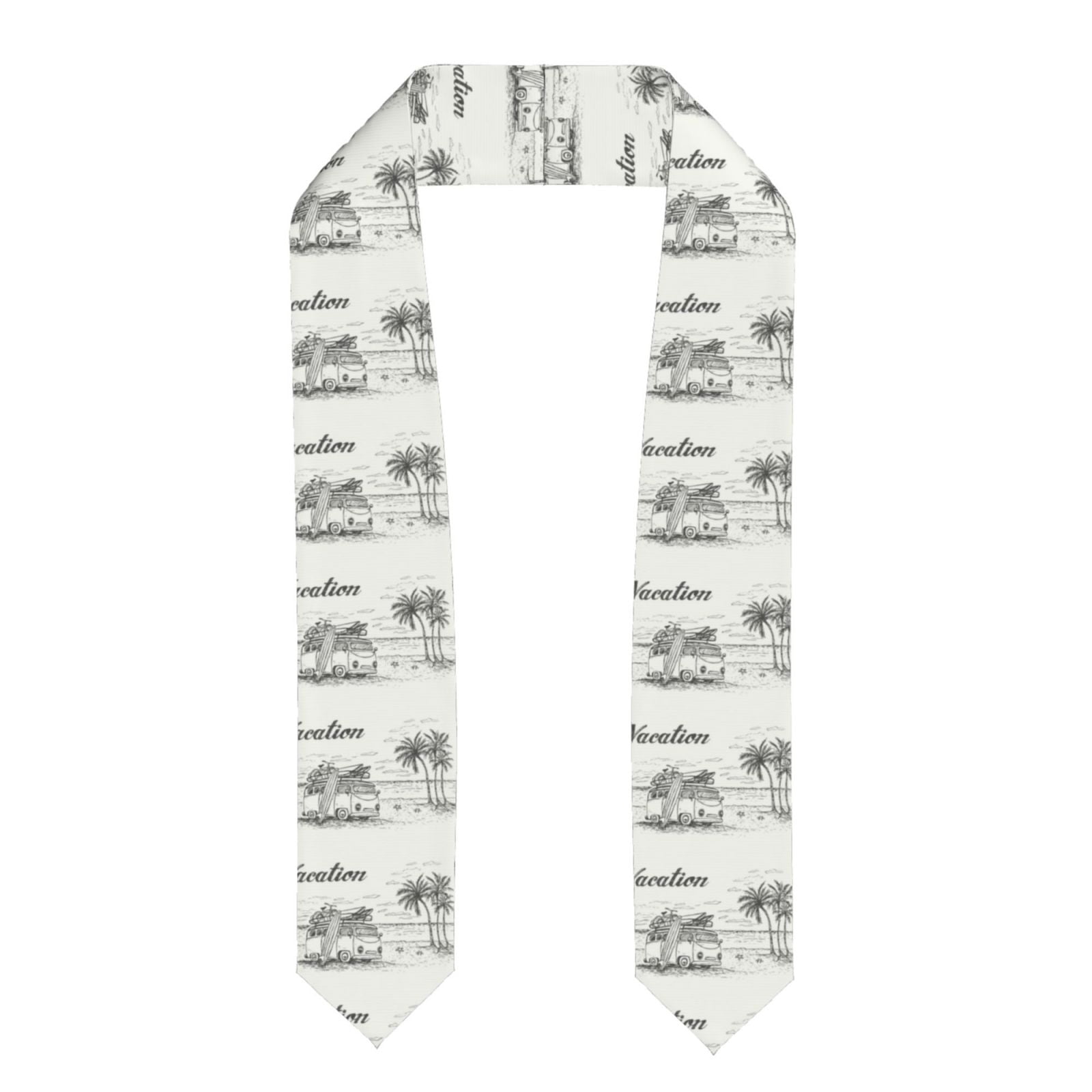 Coaee Summer Vacation Scene With Camping Van Graduation Stole, Unisex ...