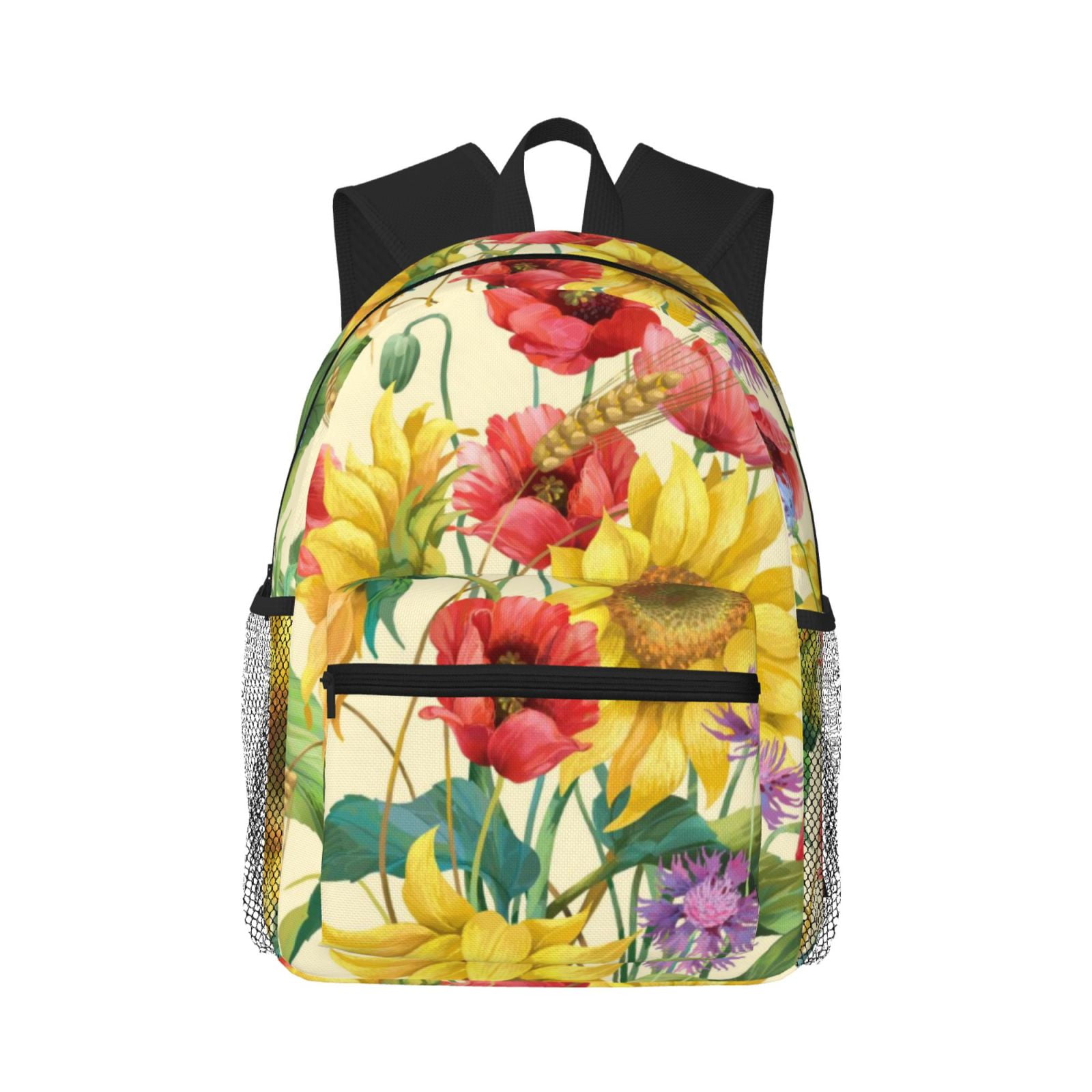 Coaee Sunflower Cornflower Poppy Light Casual Backpack Daily use ...