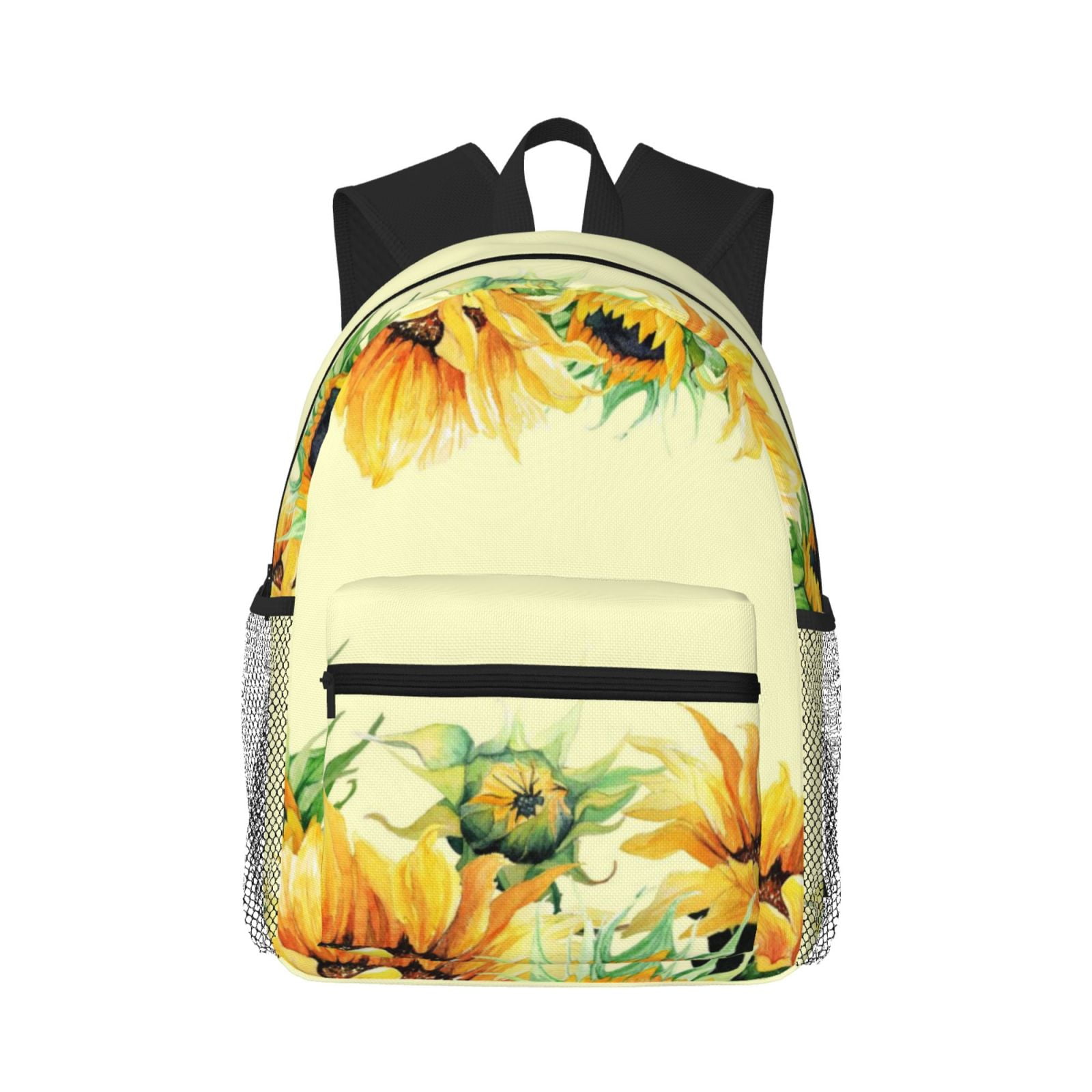 Coaee Sunflowers On A Yellow Background Light Casual Backpack Daily use ...