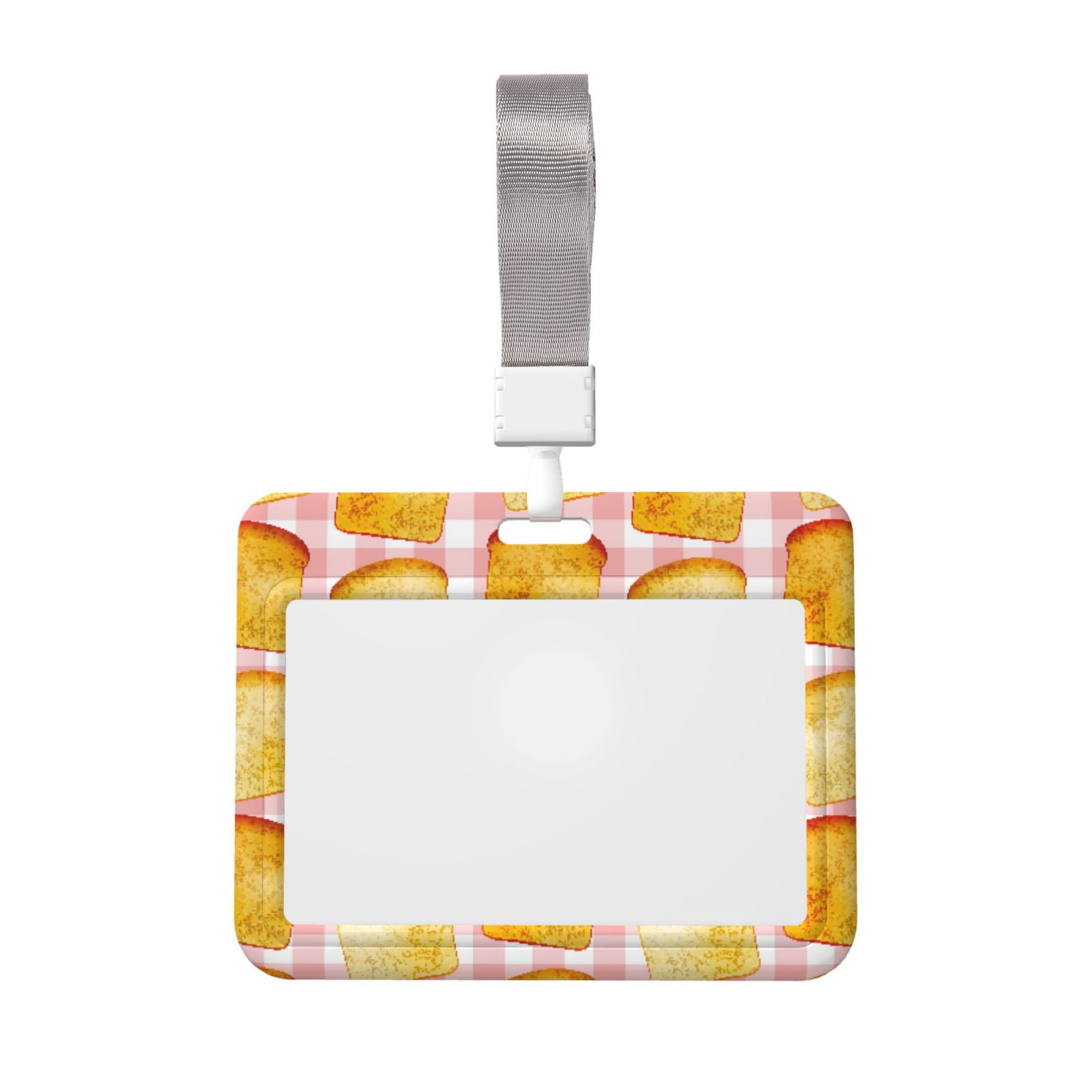 Coaee Tasty Toasts for Card Badge Holder Soft Waterproof Card Protector ...