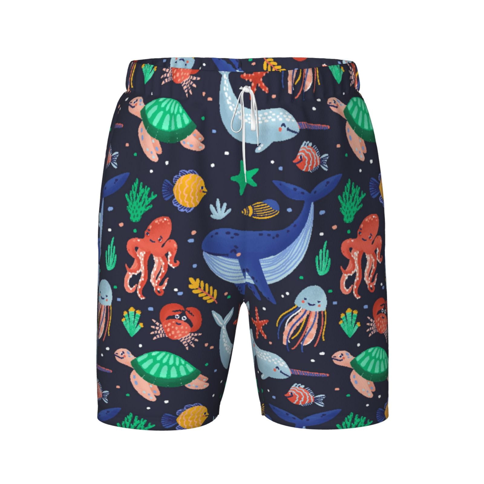 Coaee The Underwater World for Boys Swim Trunks Compression Liner Swim ...