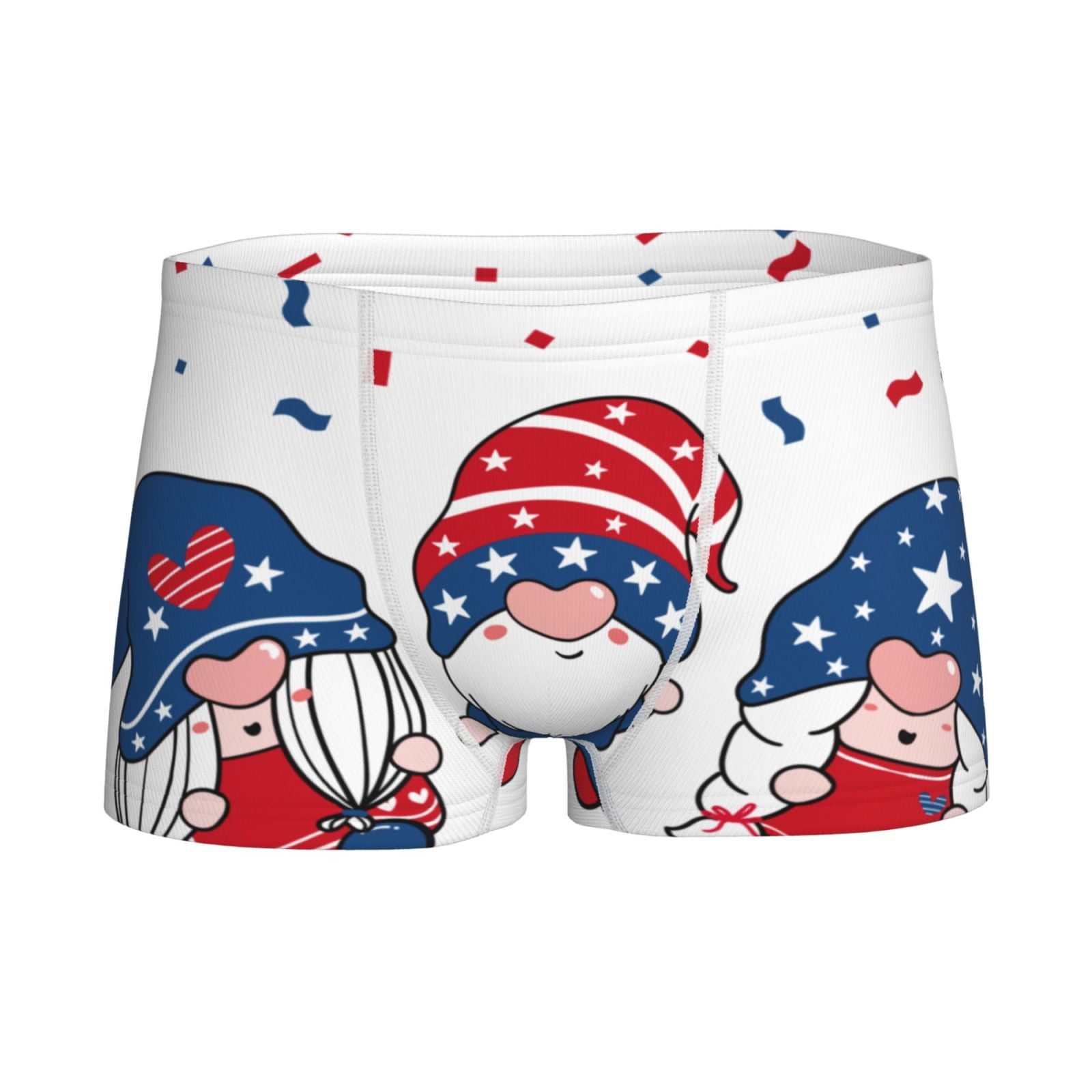Coaee Three Gnome Independence Day Boy's Cotton Boxer Briefs Soft and ...