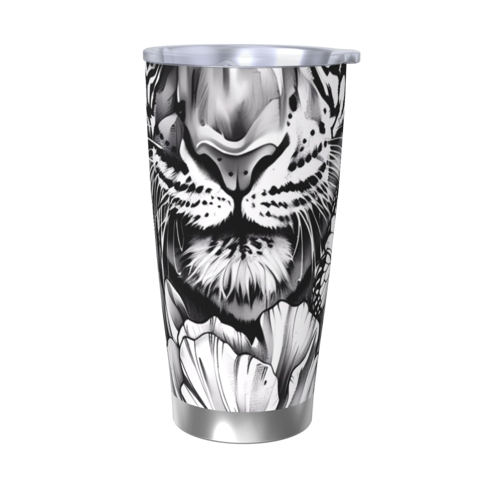 Coaee Tiger Butterfly Floral Art for 20oz Insulated Kettle Water Bottle ...