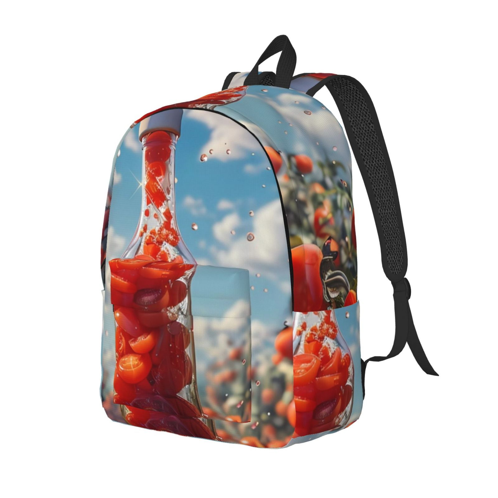 Coaee Tomato Field Bottle for Canvas Backpack for Hiking, Camping ...