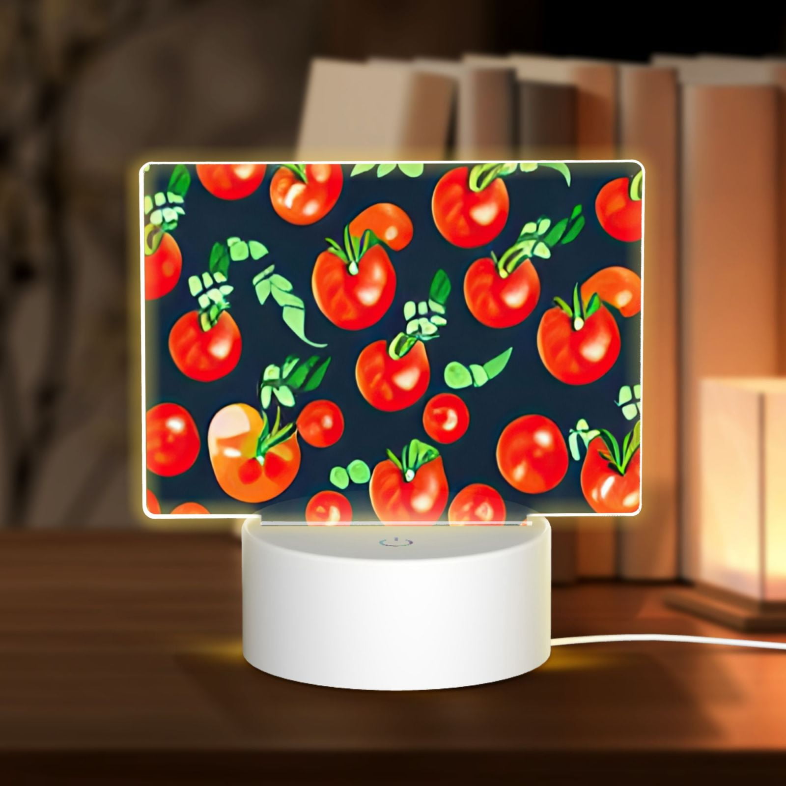 Coaee Tomatoes for Rectangular Acrylic LED Desk Lamp 3 Color Change ...