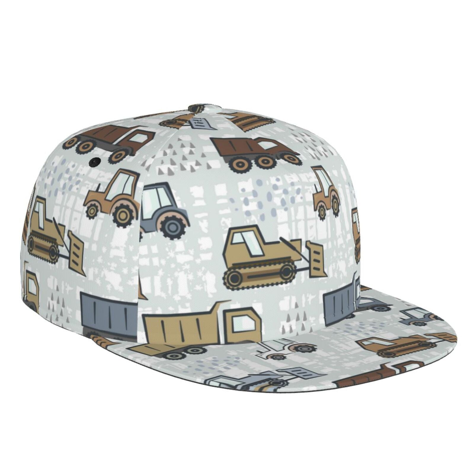 Coaee Tractor and Dumper Fashionable Flat Brim Baseball Cap Classic ...