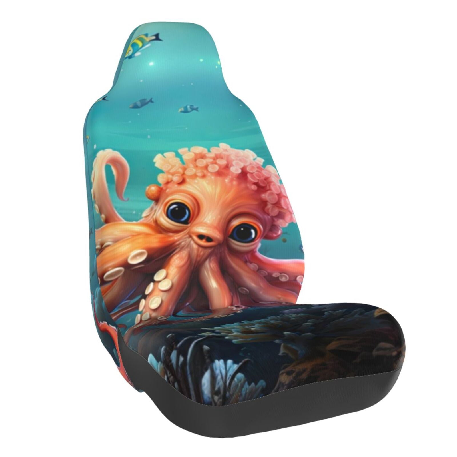 Coaee Underwater Plant Octopus for Front Car Seat Covers Automotive ...