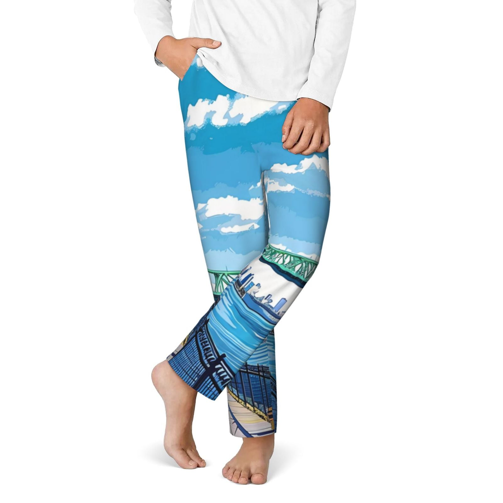 Coaee Urban Riverside Clock Tower for Teen lounge pants Comfortable ...