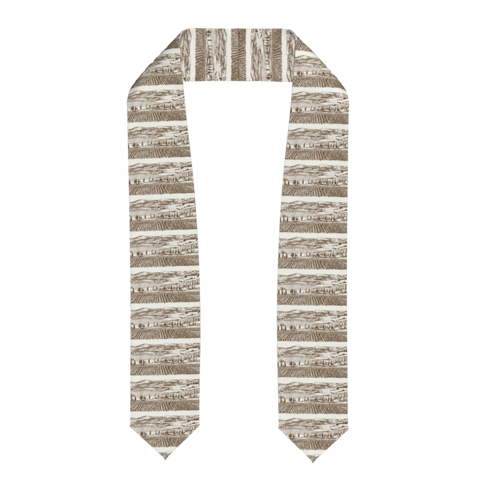 Coaee Vineyard Landscape 1 Graduation Stole, Unisex, 72" Long ...
