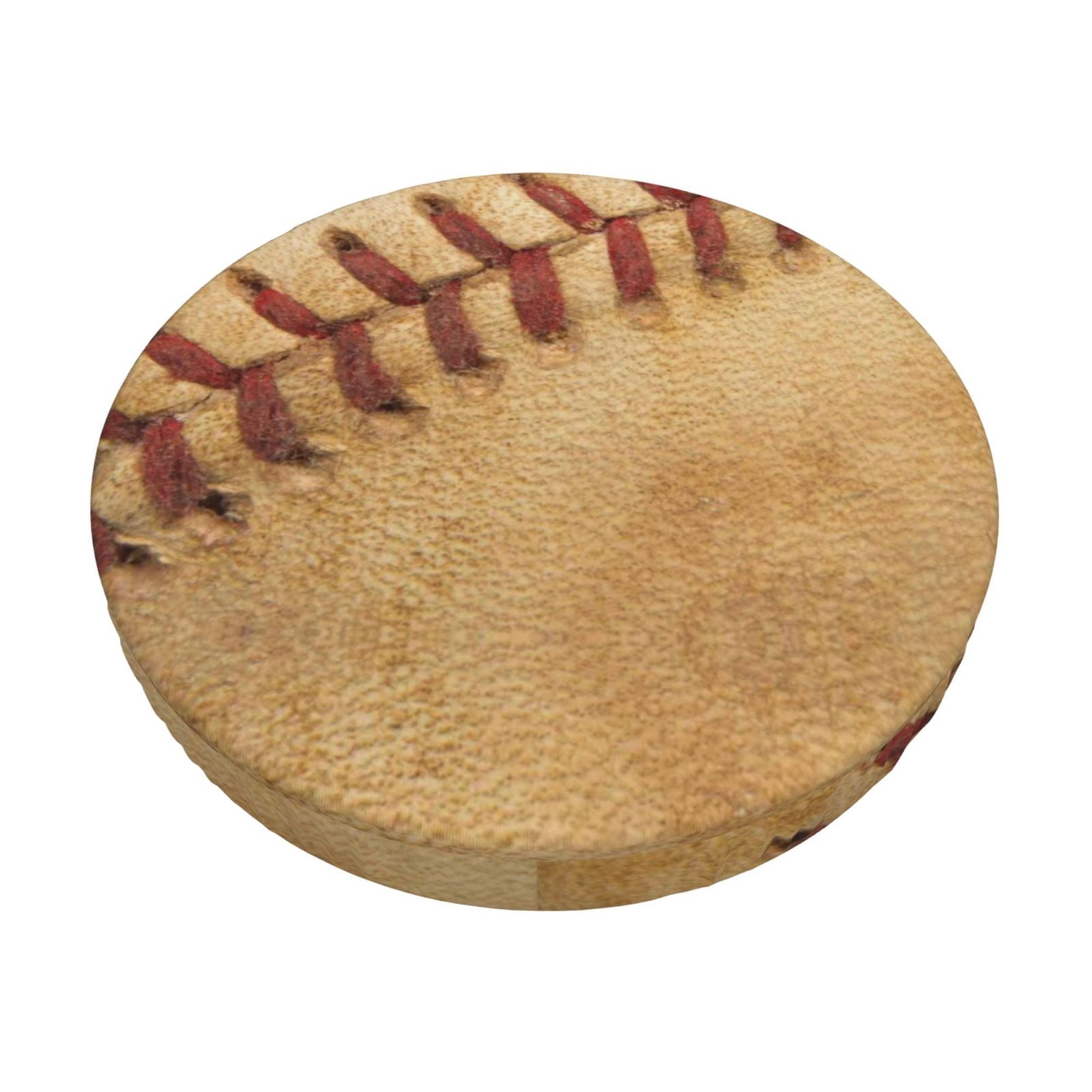 Coaee Vintage Baseball Round Bar Stool Seat Covers Washable Stool ...