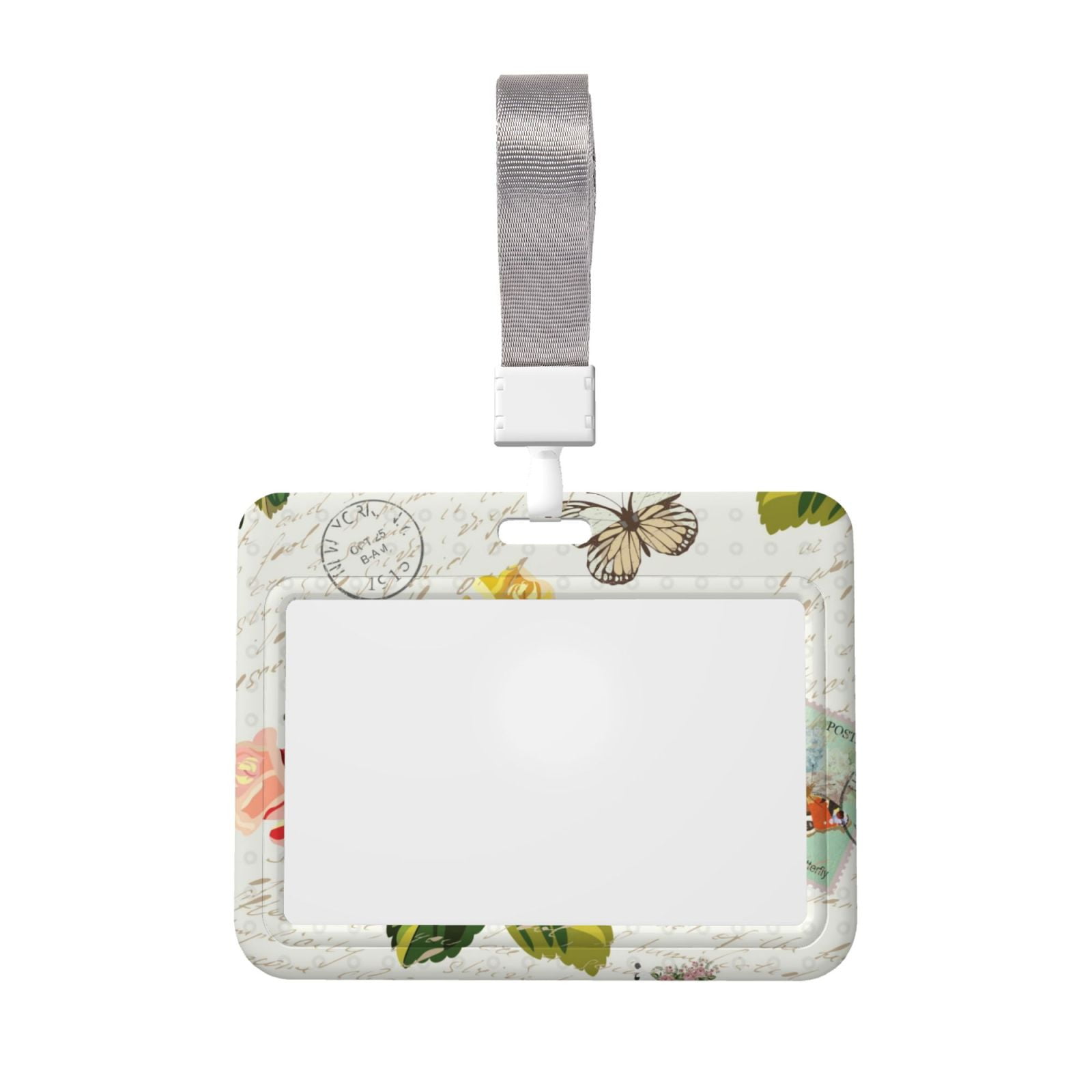 Coaee Vintage Bike Flower Butterfly for Card Badge Holder Soft ...