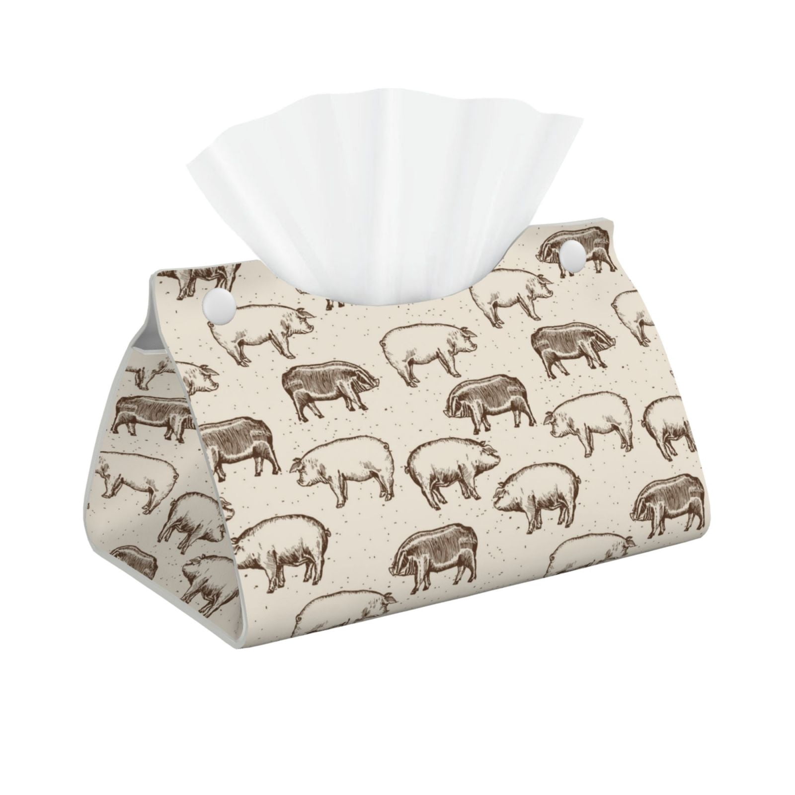 Coaee Vintage Farm Pigs for Large Tissue Box Cover Rectangular for ...
