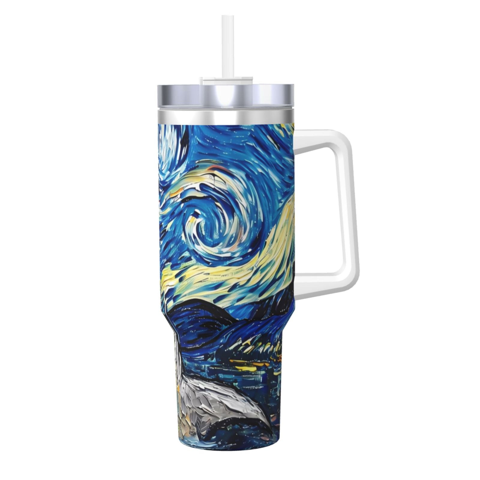 Coaee Vintage Starry Sky Shark for 40oz Insulated Kettle Water Bottle ...